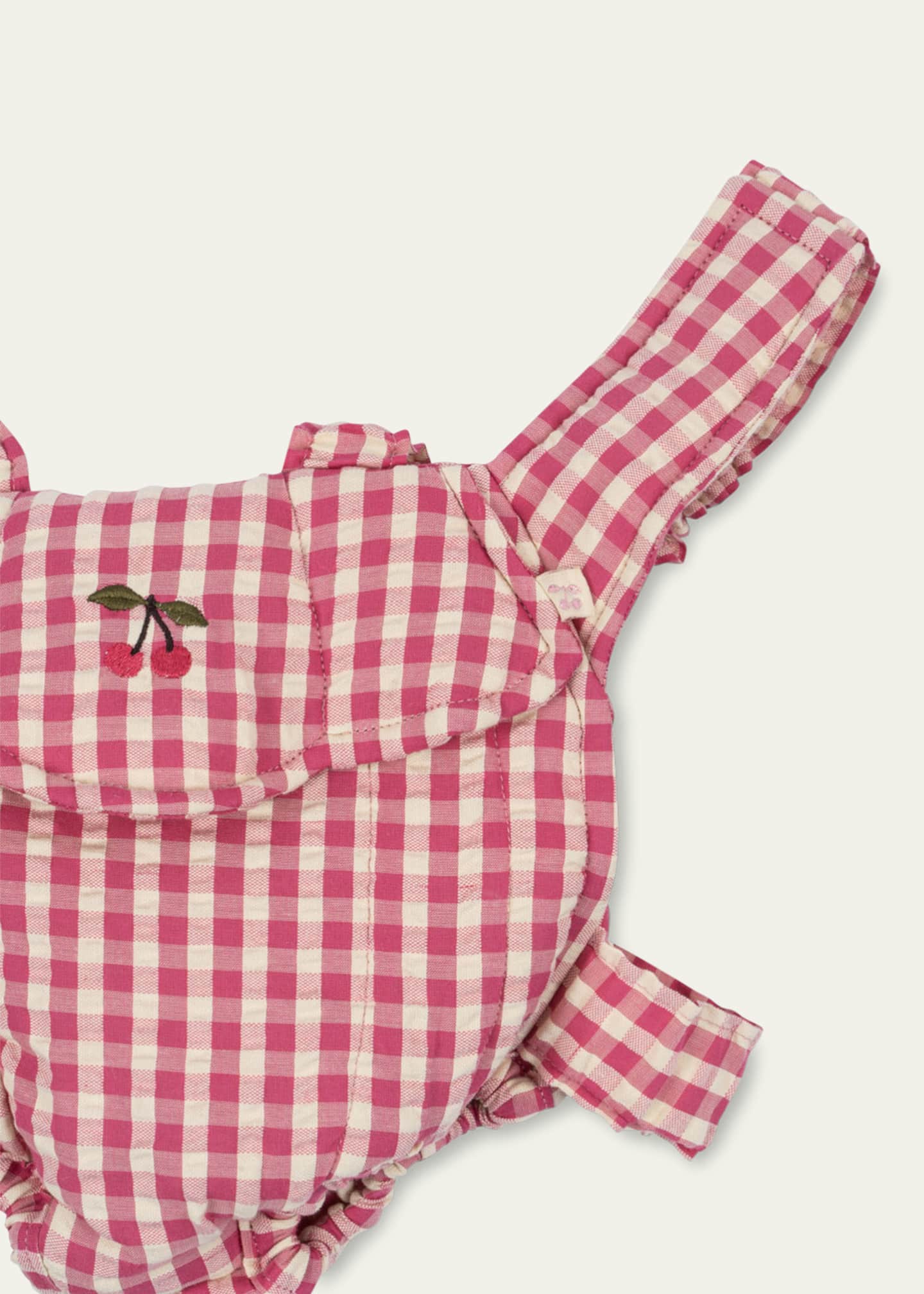 Konges Slojd Gingham-Print Baby Doll Carrier - Bergdorf Goodman