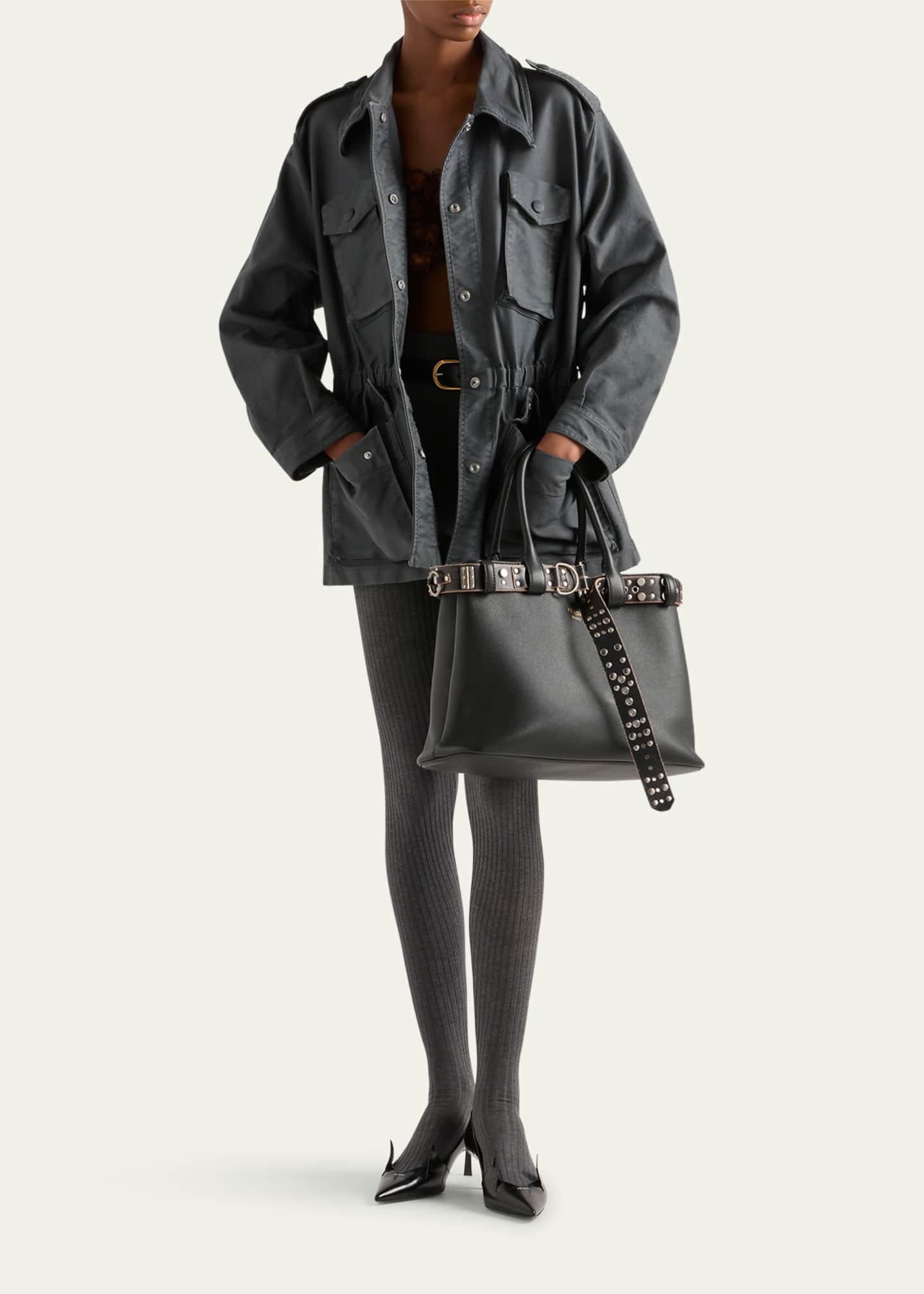 Prada Raso Old Utility Jacket - Bergdorf Goodman