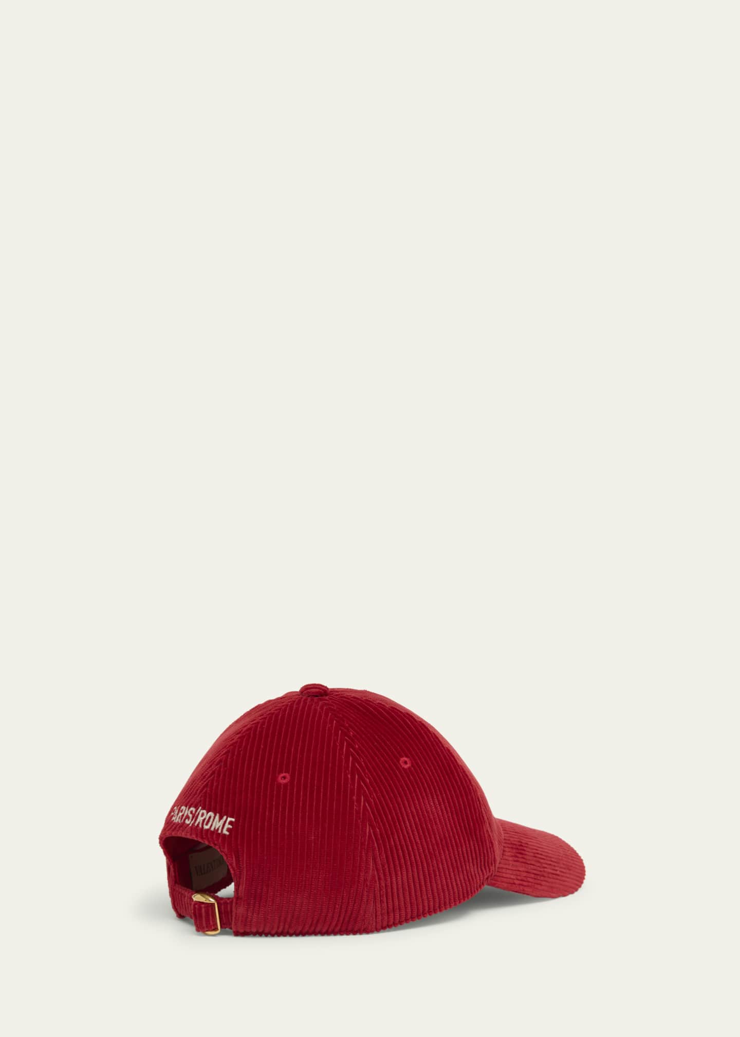 Valentino Garavani Men's Corduroy Logo Baseball Cap - Bergdorf Goodman