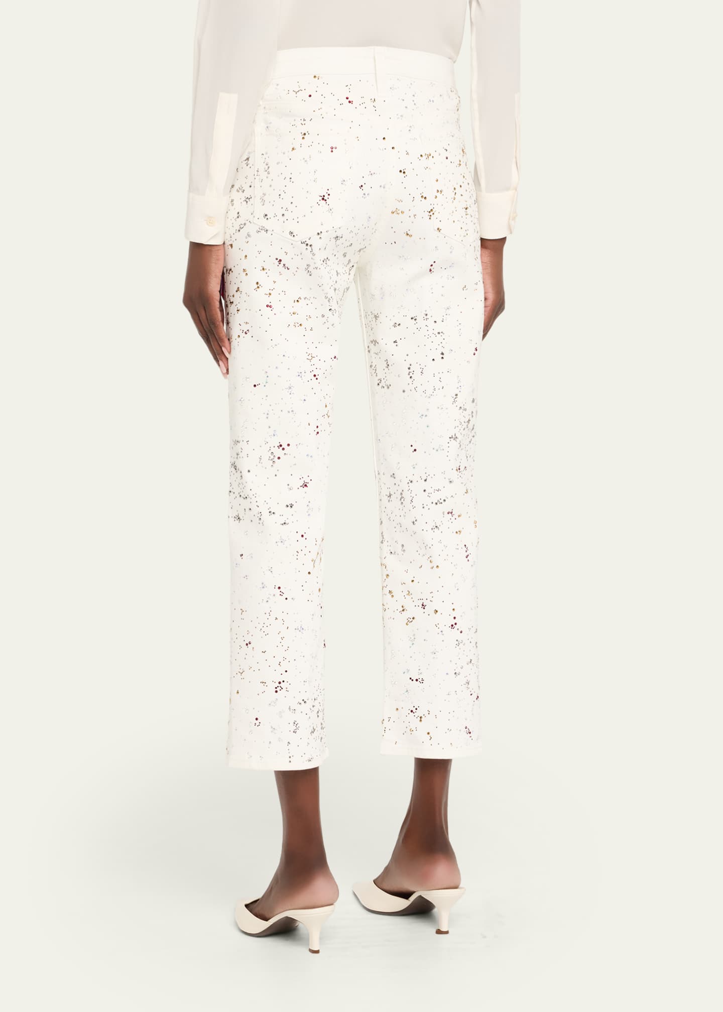 Libertine Meteor Shower Straight-Leg Ankle Boyfriend Jeans - Bergdorf ...