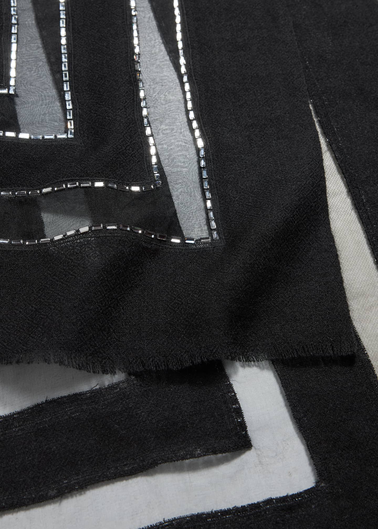 Janavi India Sheer Striped Cashmere Scarf - Bergdorf Goodman