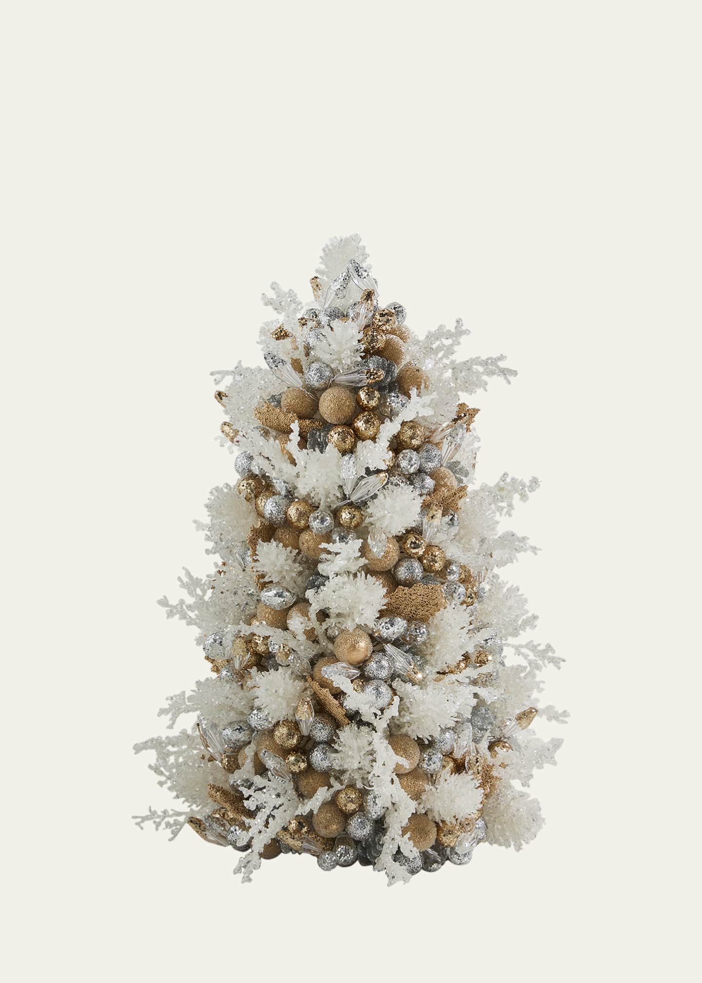 Salzburg Creations 12" Winter Splendor Tree Christmas Decoration - Bergdorf Goodman