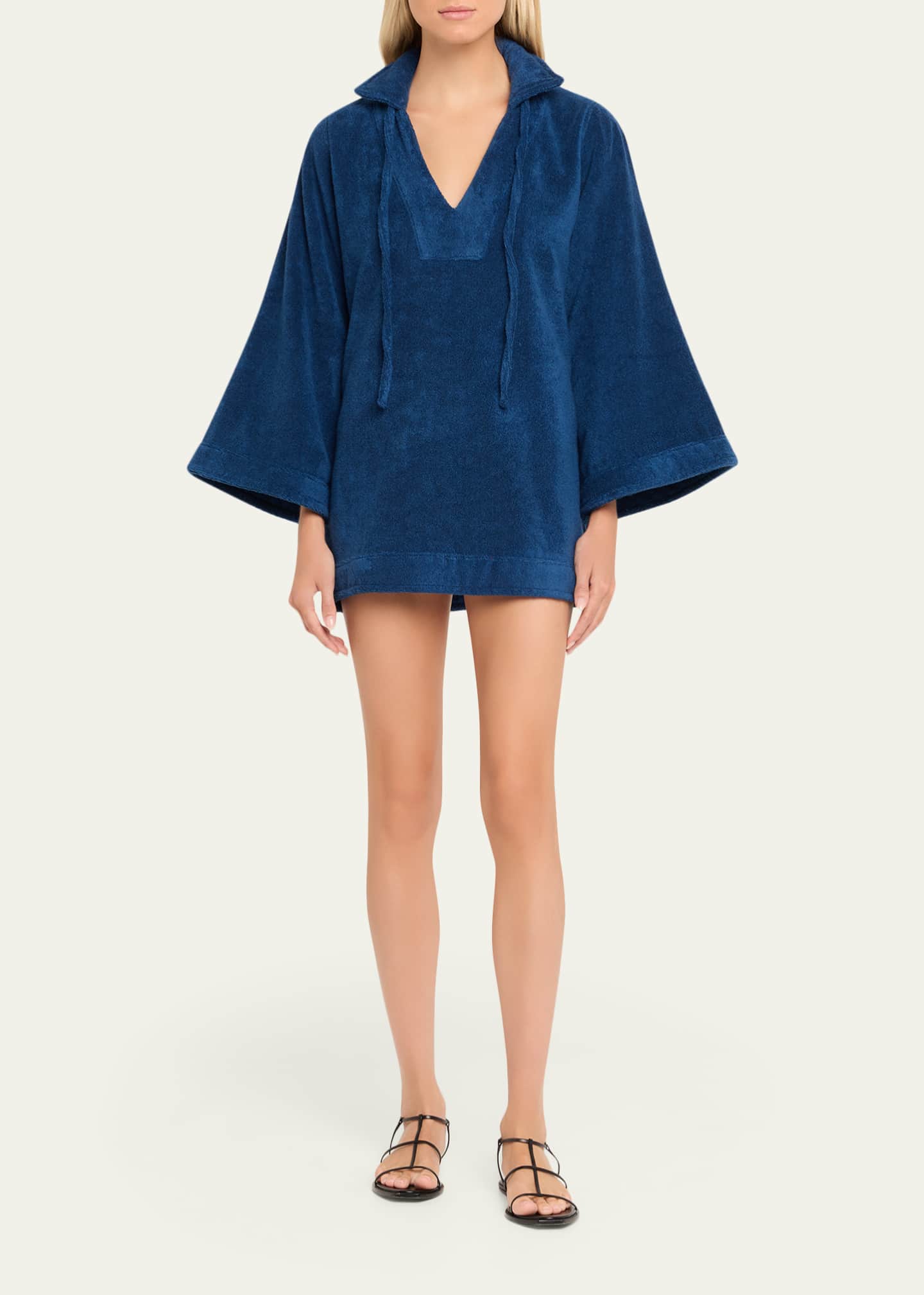 Lisa Marie Fernandez Terry Cloth Tunic Top - Bergdorf Goodman