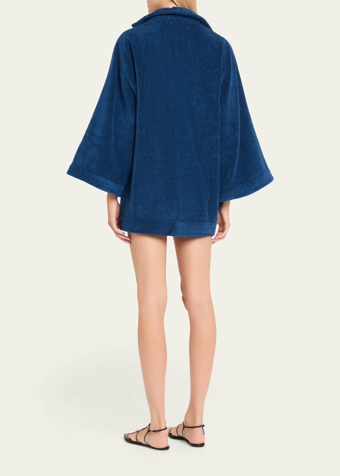 Lisa Marie Fernandez Terry Cloth Tunic Top - Bergdorf Goodman