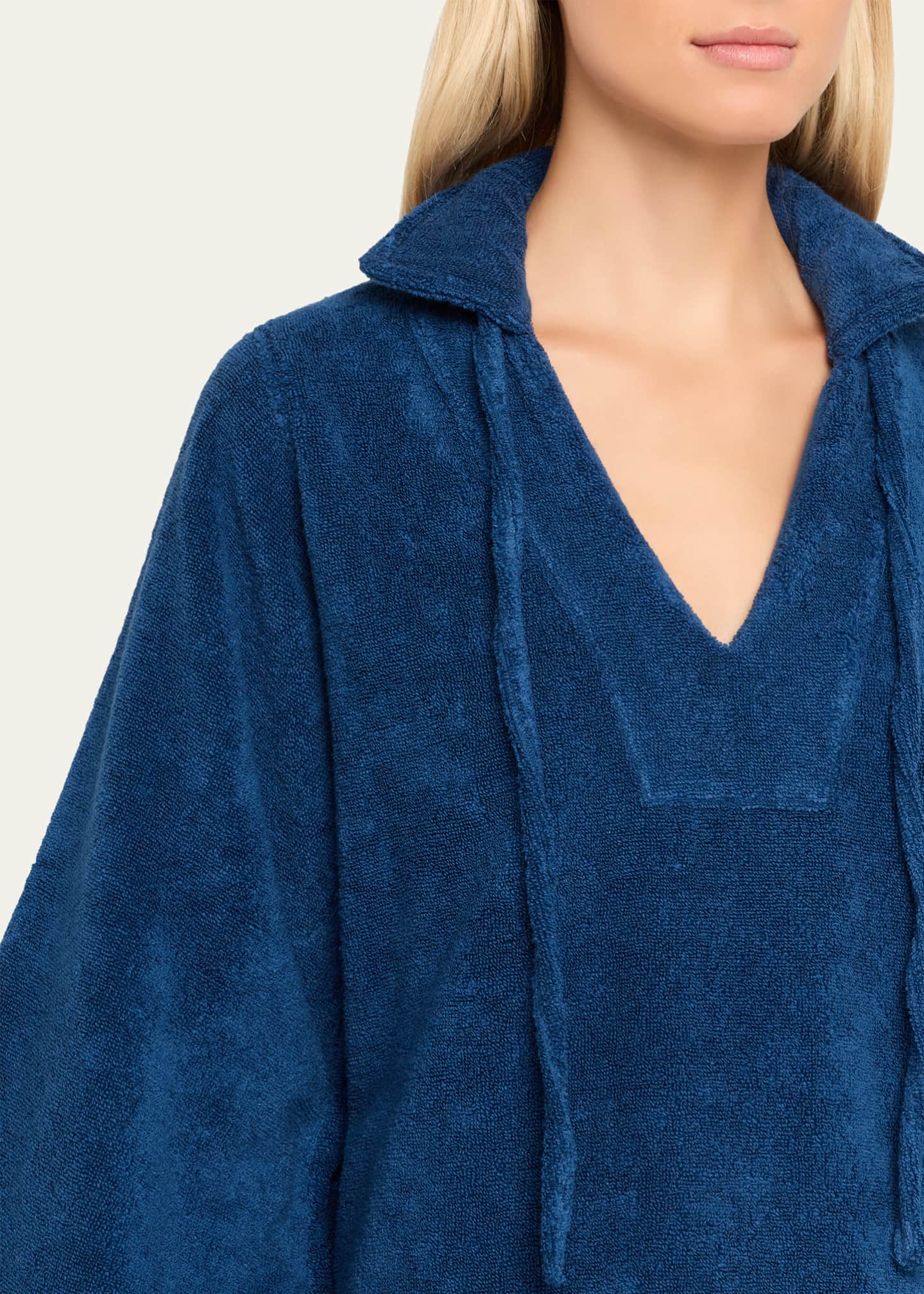 Lisa Marie Fernandez Terry Cloth Tunic Top - Bergdorf Goodman