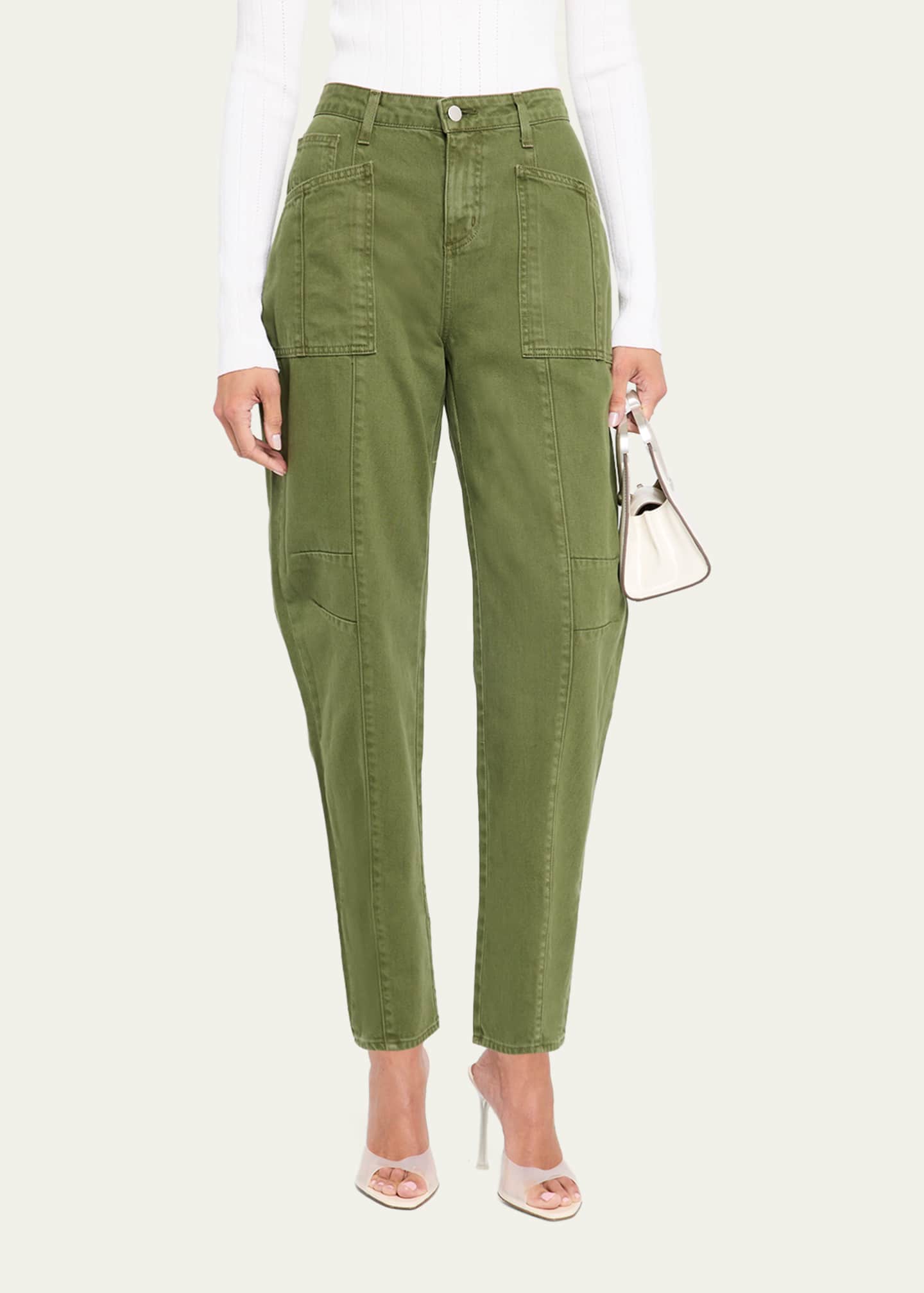 L'Agence Cody High-Rise Rodeo Jeans - Bergdorf Goodman