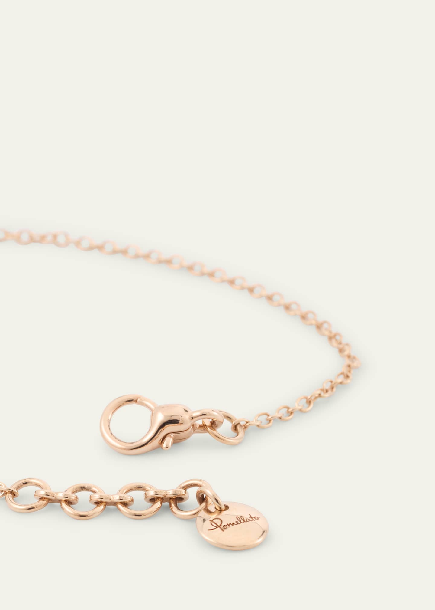 Pomellato Together 18K Rose Gold Diamond Circle Chain Bracelet ...