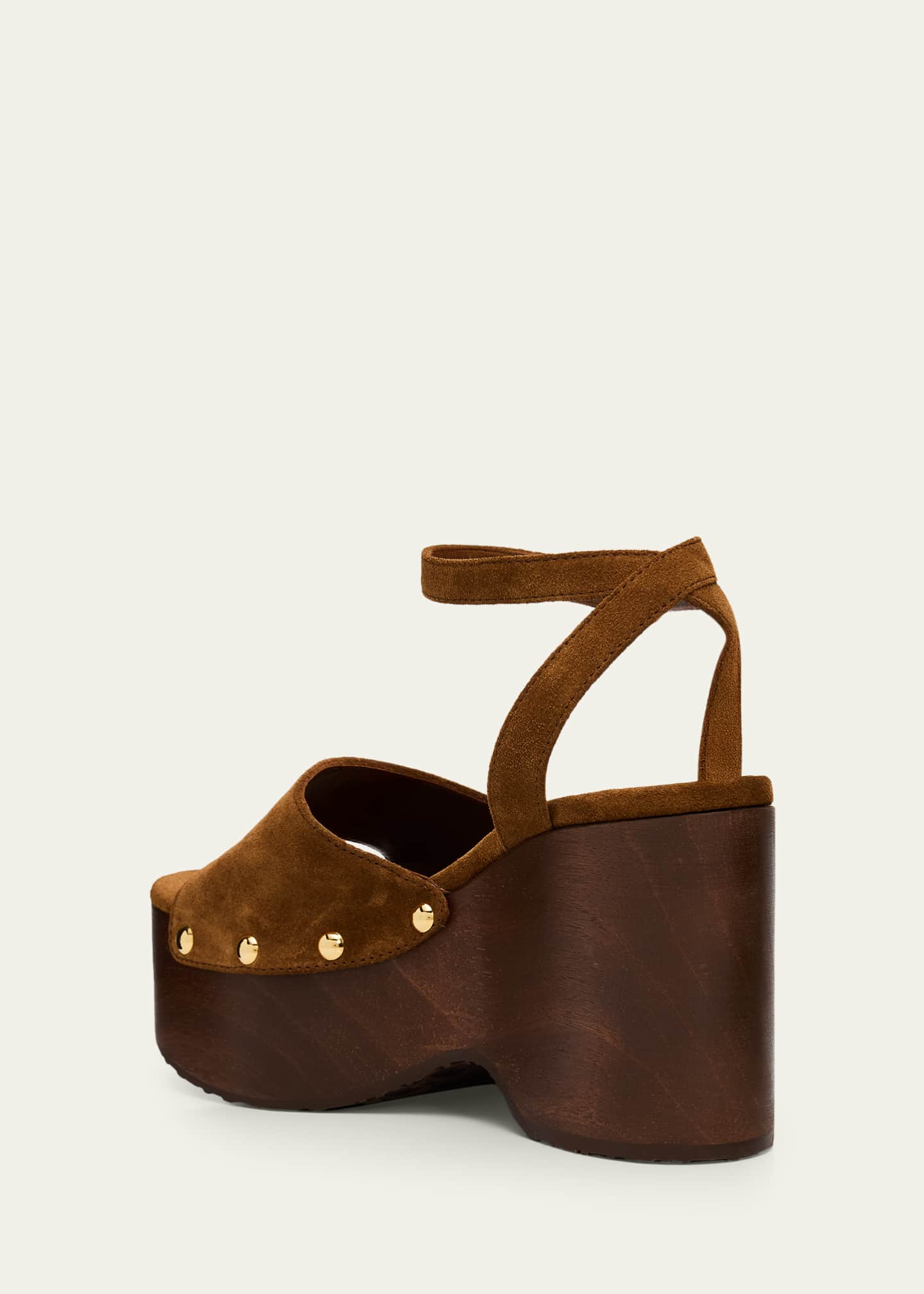 Gianvito Rossi Suede Ankle-Strap Platform Sandals - Bergdorf Goodman