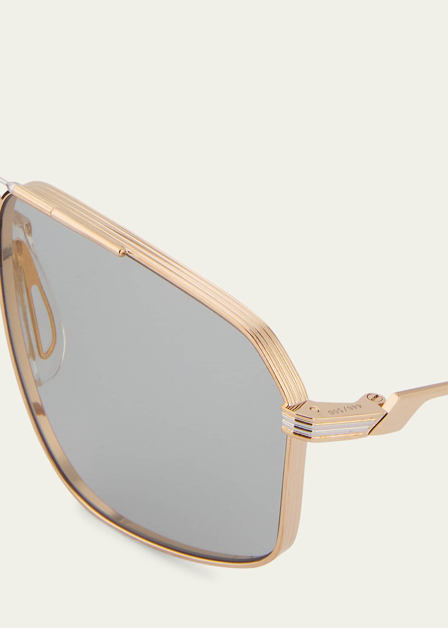 Jacques Marie Mage Jagger Aviator Metal Sunglasses - Bergdorf Goodman