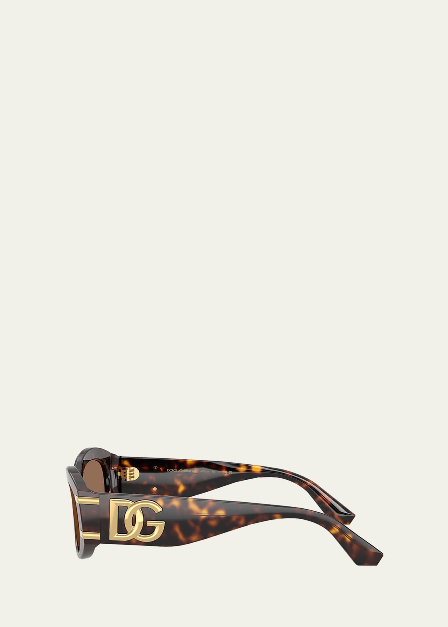 Dolce&Gabbana DG4502 Oval Acetate Sunglasses - Bergdorf Goodman