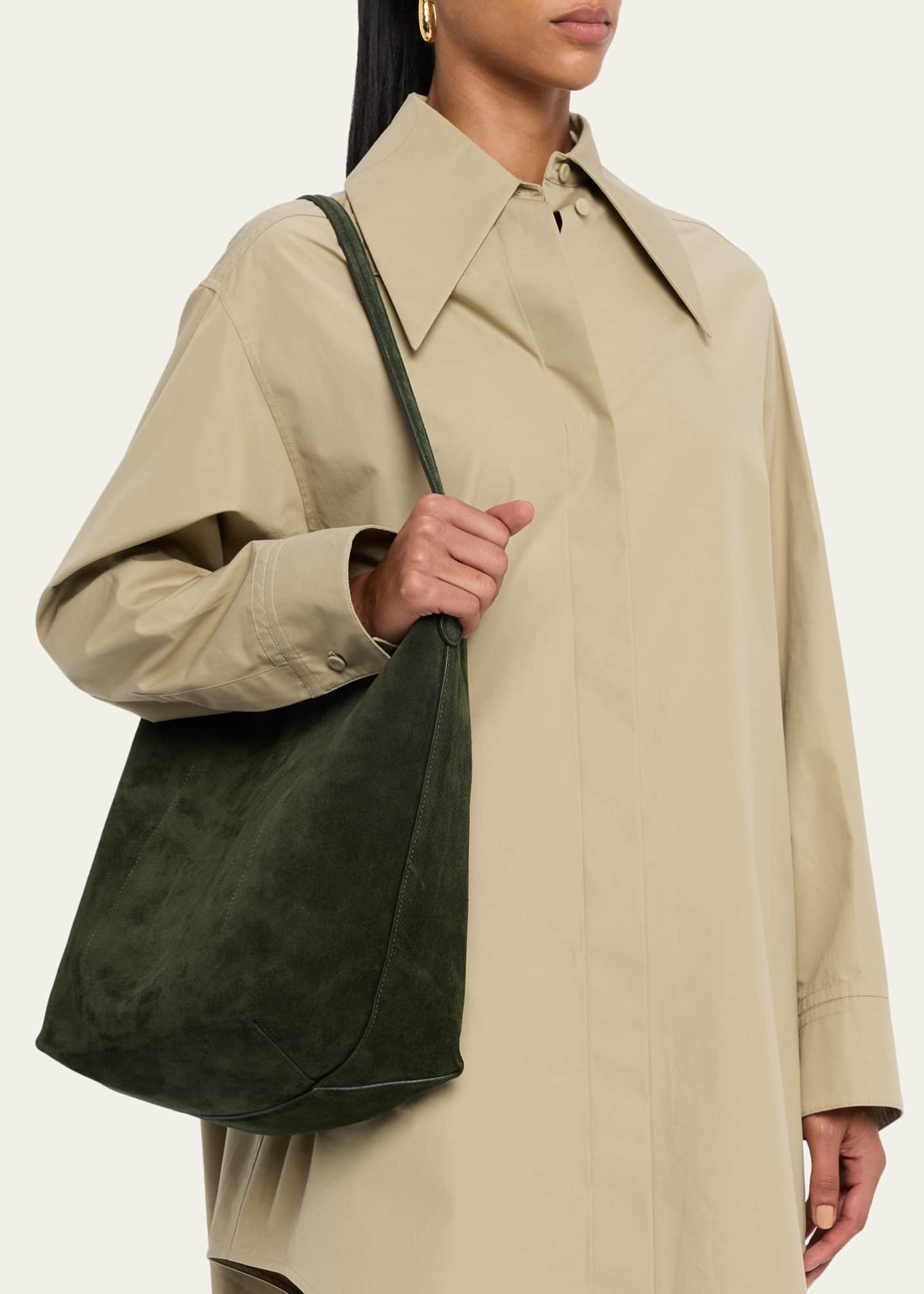 Mansur Gavriel Medium Everyday Suede Tote Bag - Bergdorf Goodman