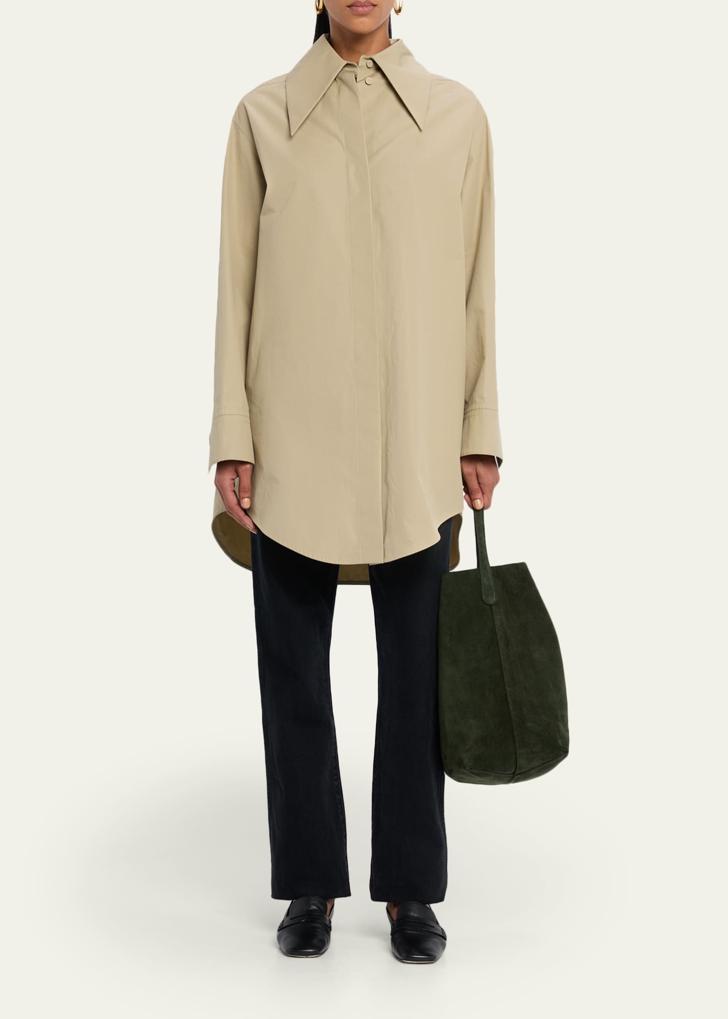 Mansur Gavriel Medium Everyday Suede Tote Bag - Bergdorf Goodman