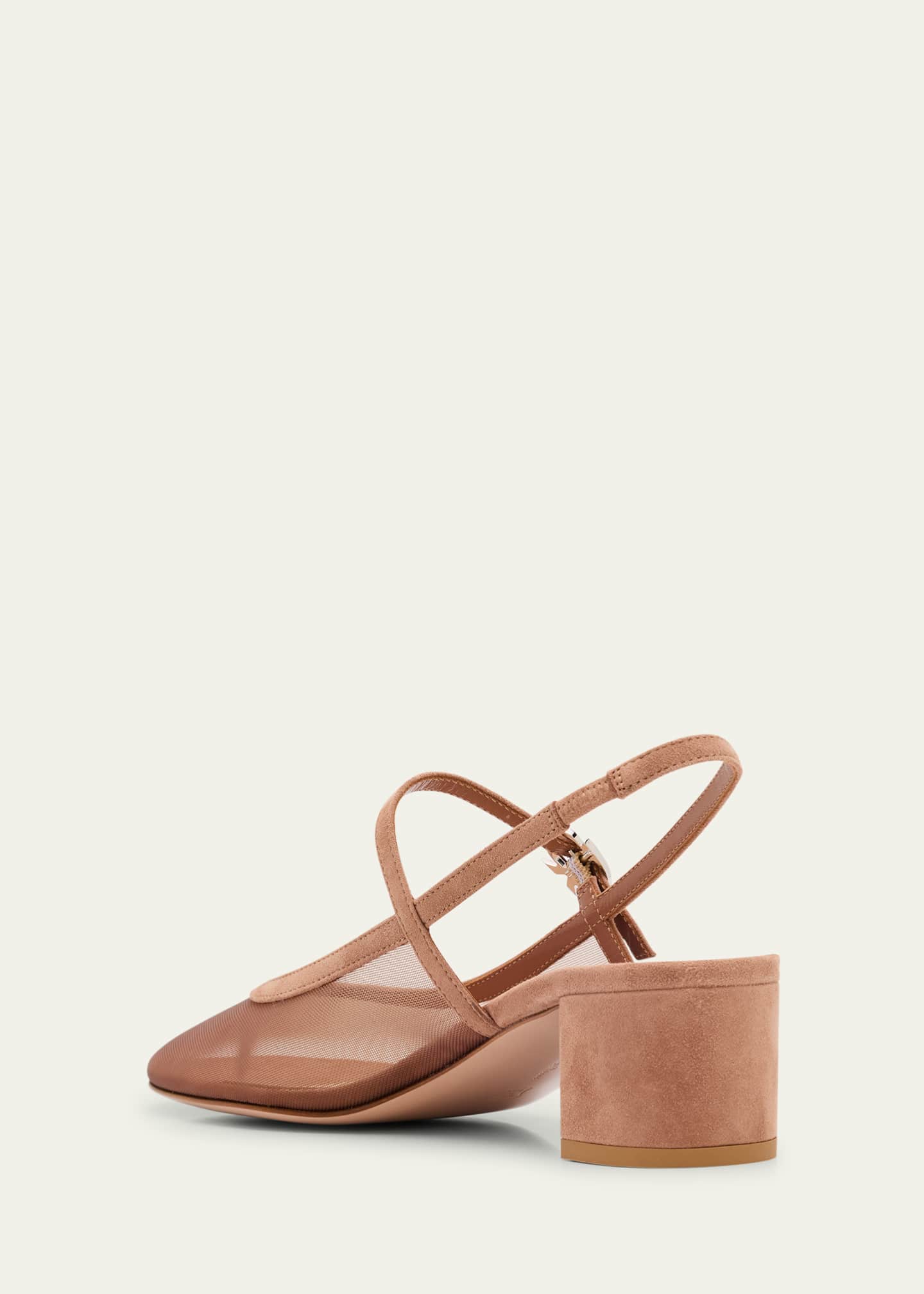 Gianvito Rossi Mesh Mary Jane Ballerina Pumps - Bergdorf Goodman