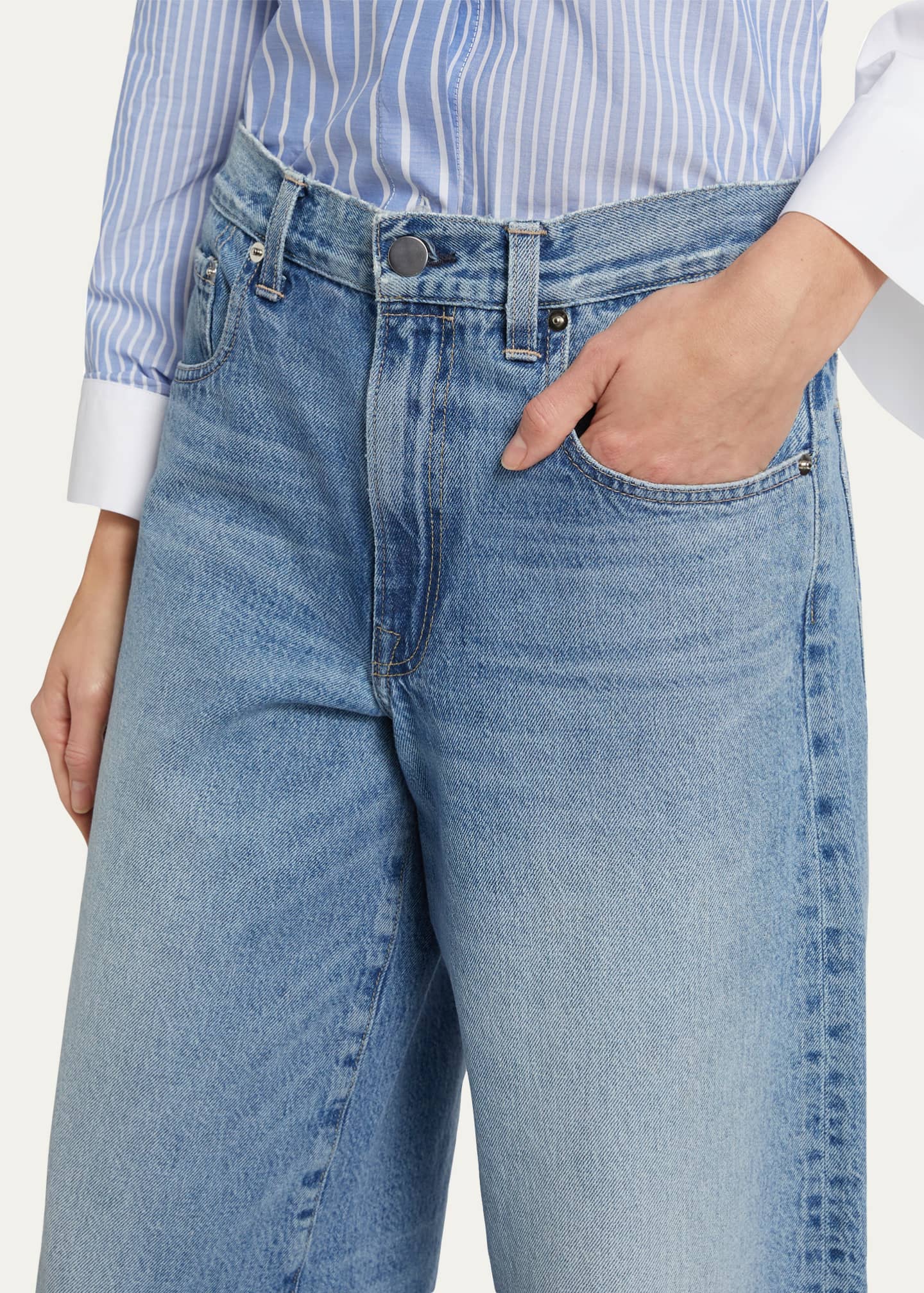 TWP Tiny Dancer Wide-Leg Jeans - Bergdorf Goodman