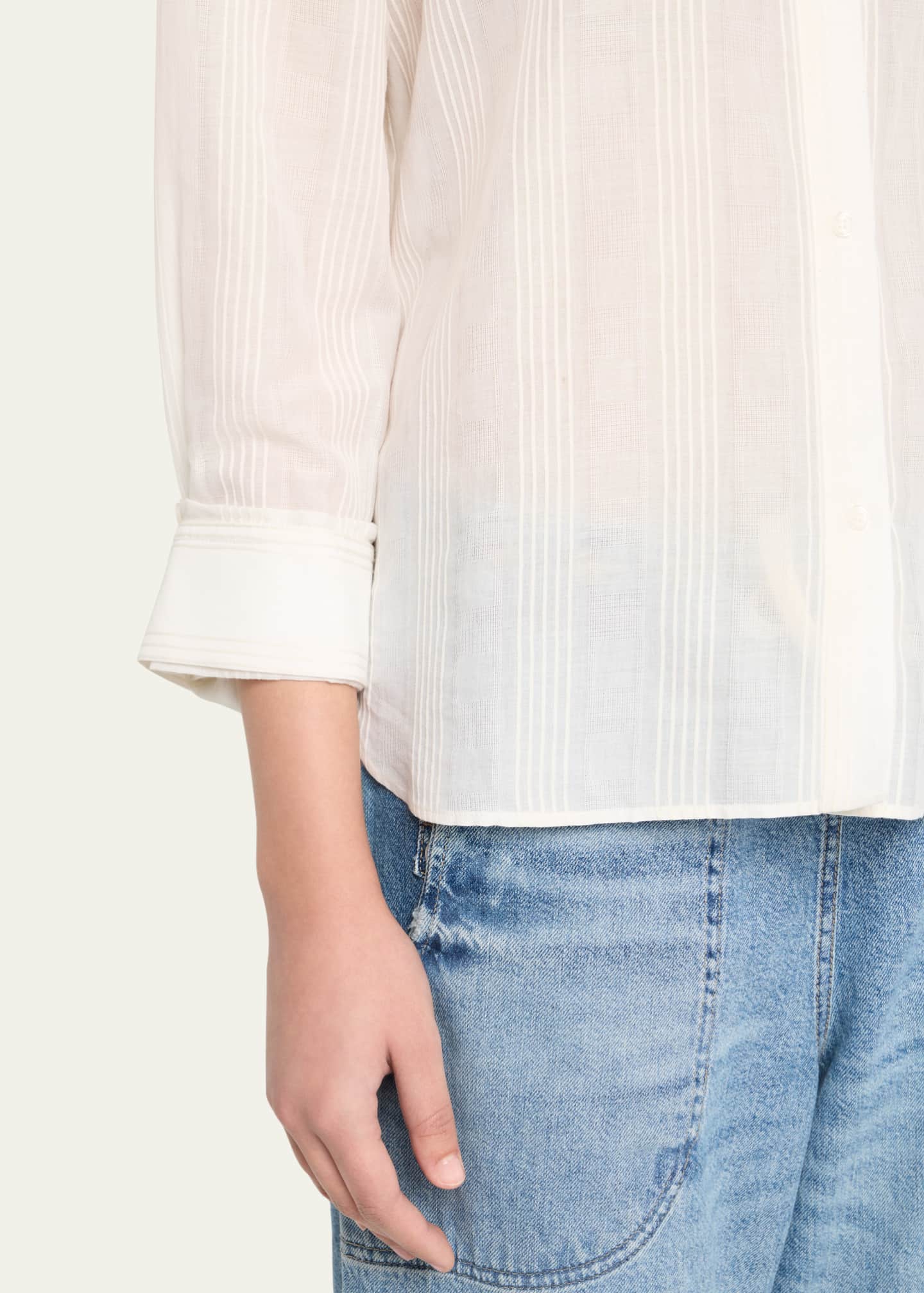 TWP Next Morning Button-Front Shirt - Bergdorf Goodman