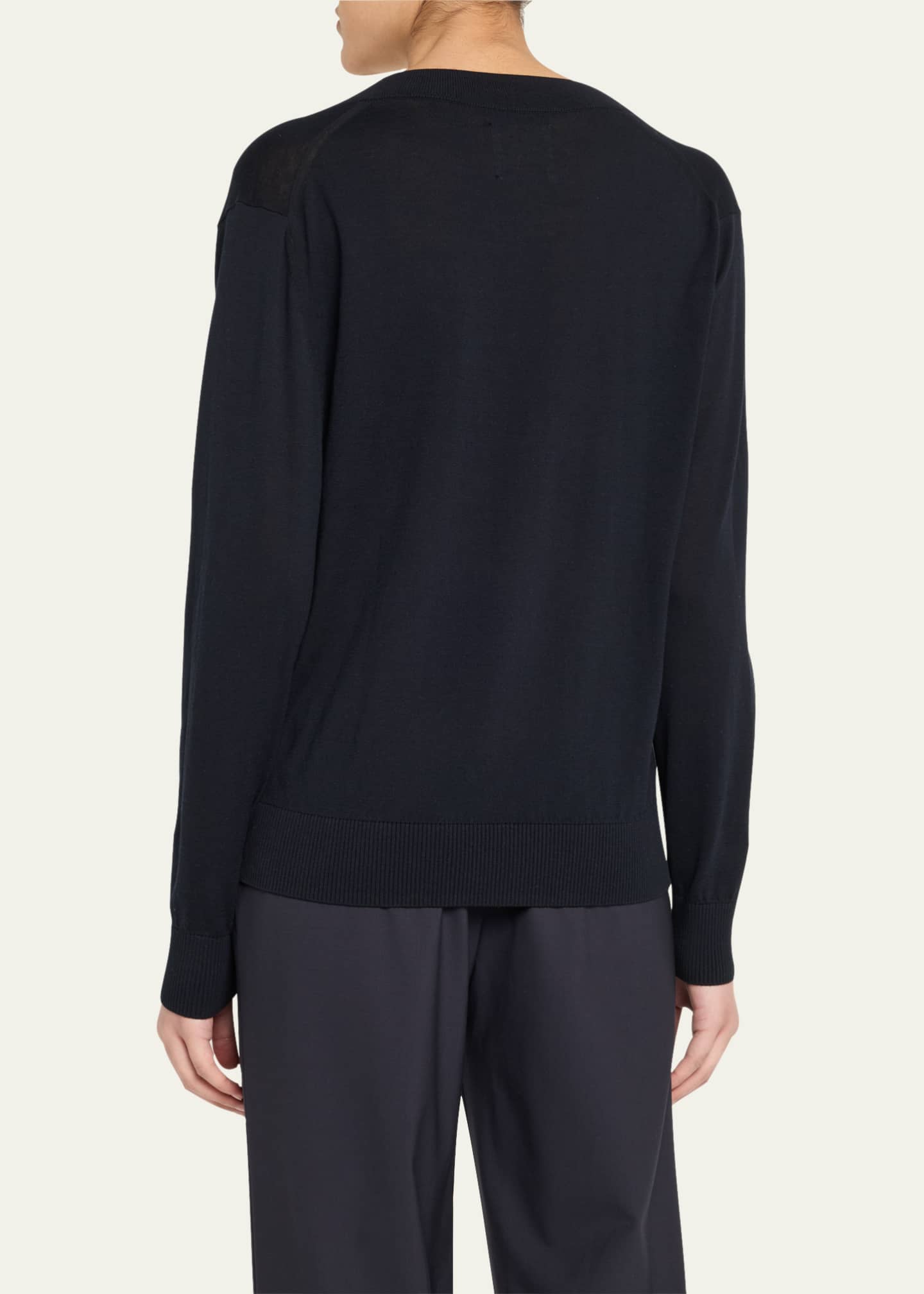 TWP Perfect Deep V Wool Sweater - Bergdorf Goodman