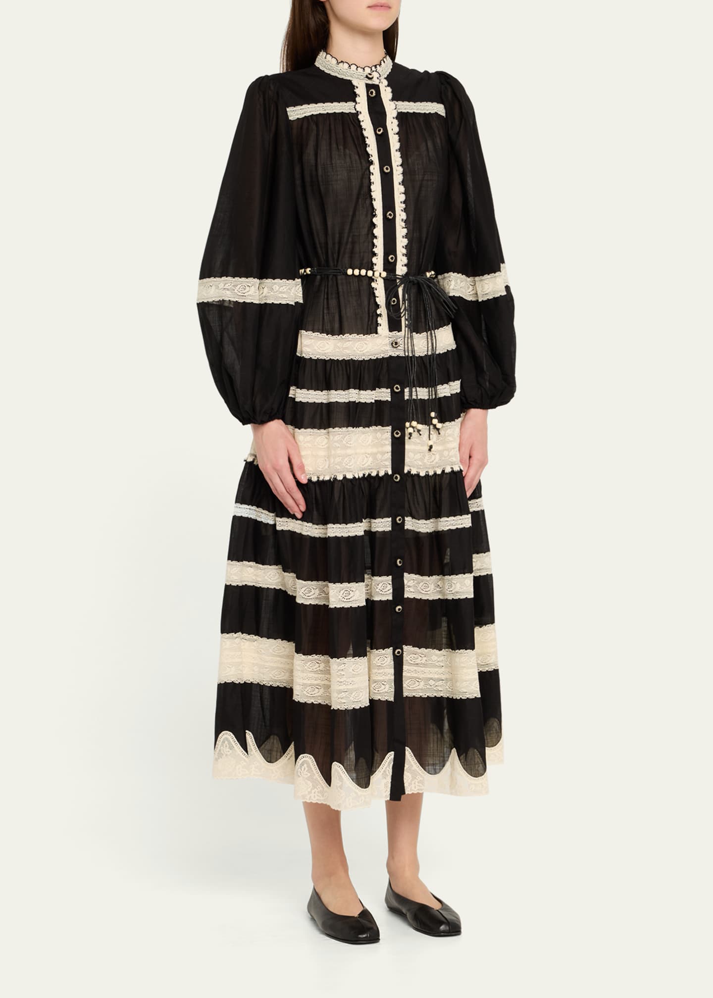 Zimmermann Rhiannon Lace Billow Dress - Bergdorf Goodman
