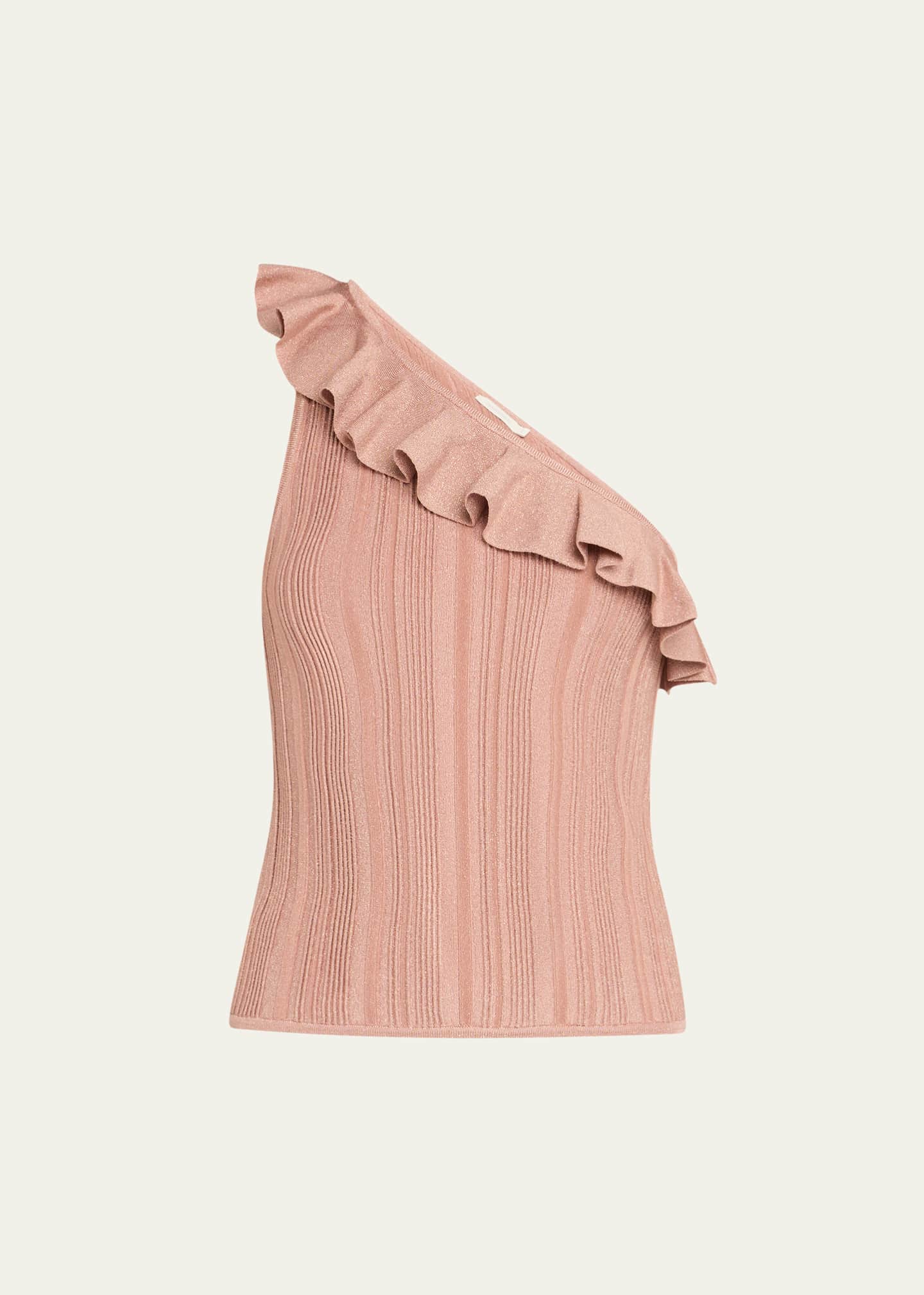 Zimmermann Lucky Metallic Frill Tank Top - Bergdorf Goodman