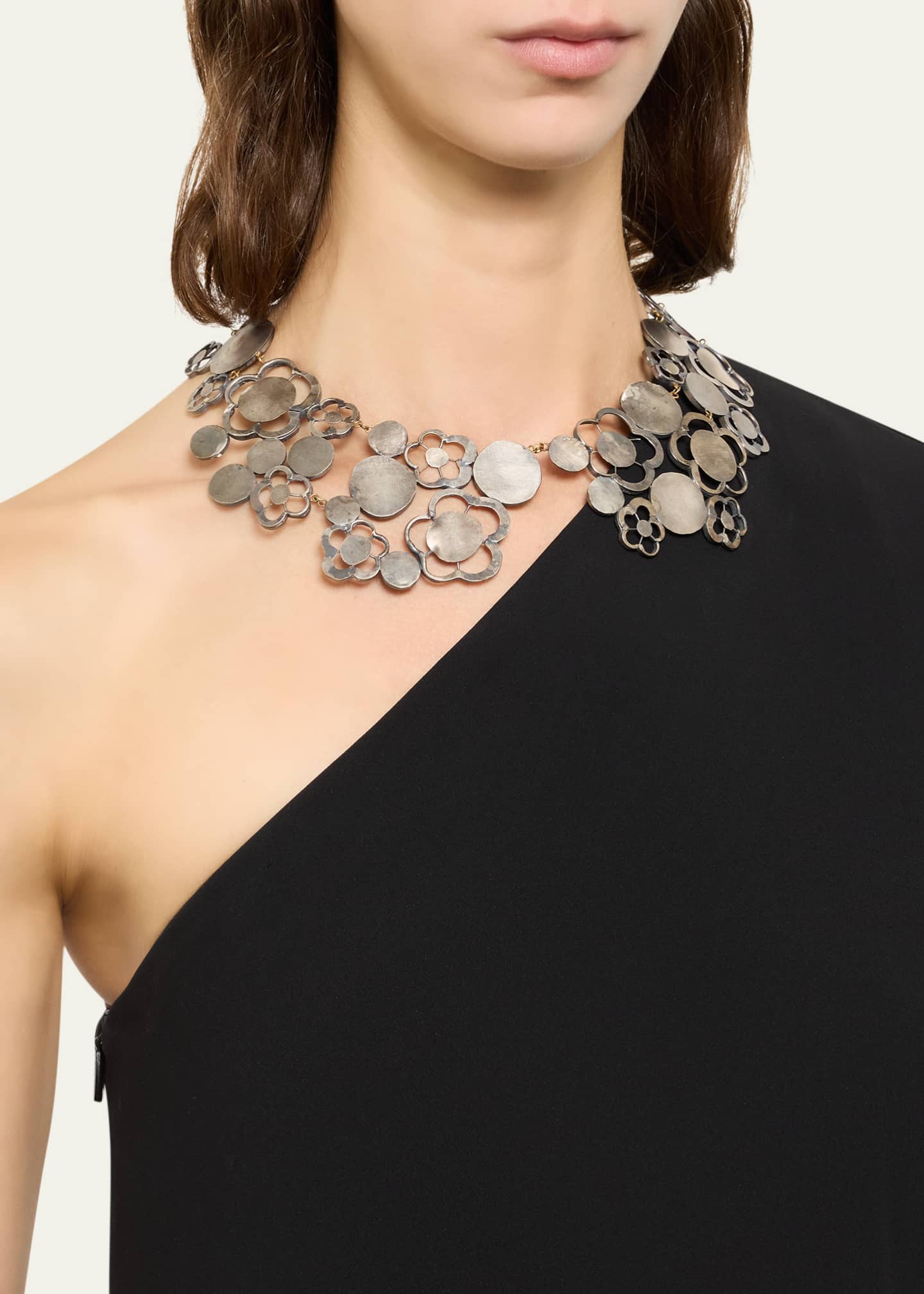 JUDY GEIB Cherry Blossom Peter Pan Collar, - Bergdorf Goodman