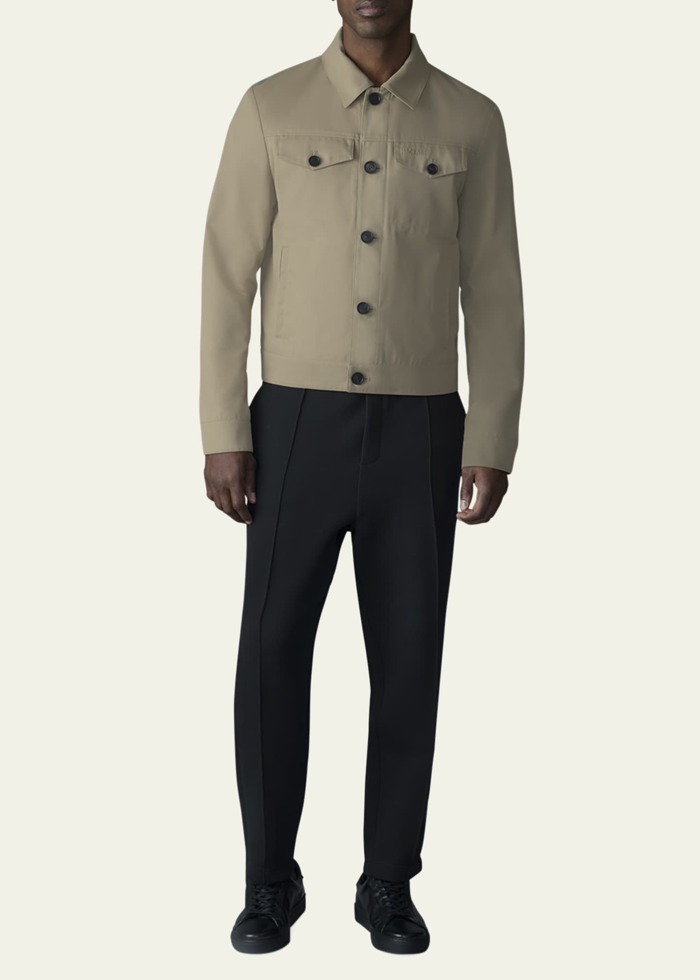 Mackage Men's NASH-CO Twill Trucker Jacket - Bergdorf Goodman