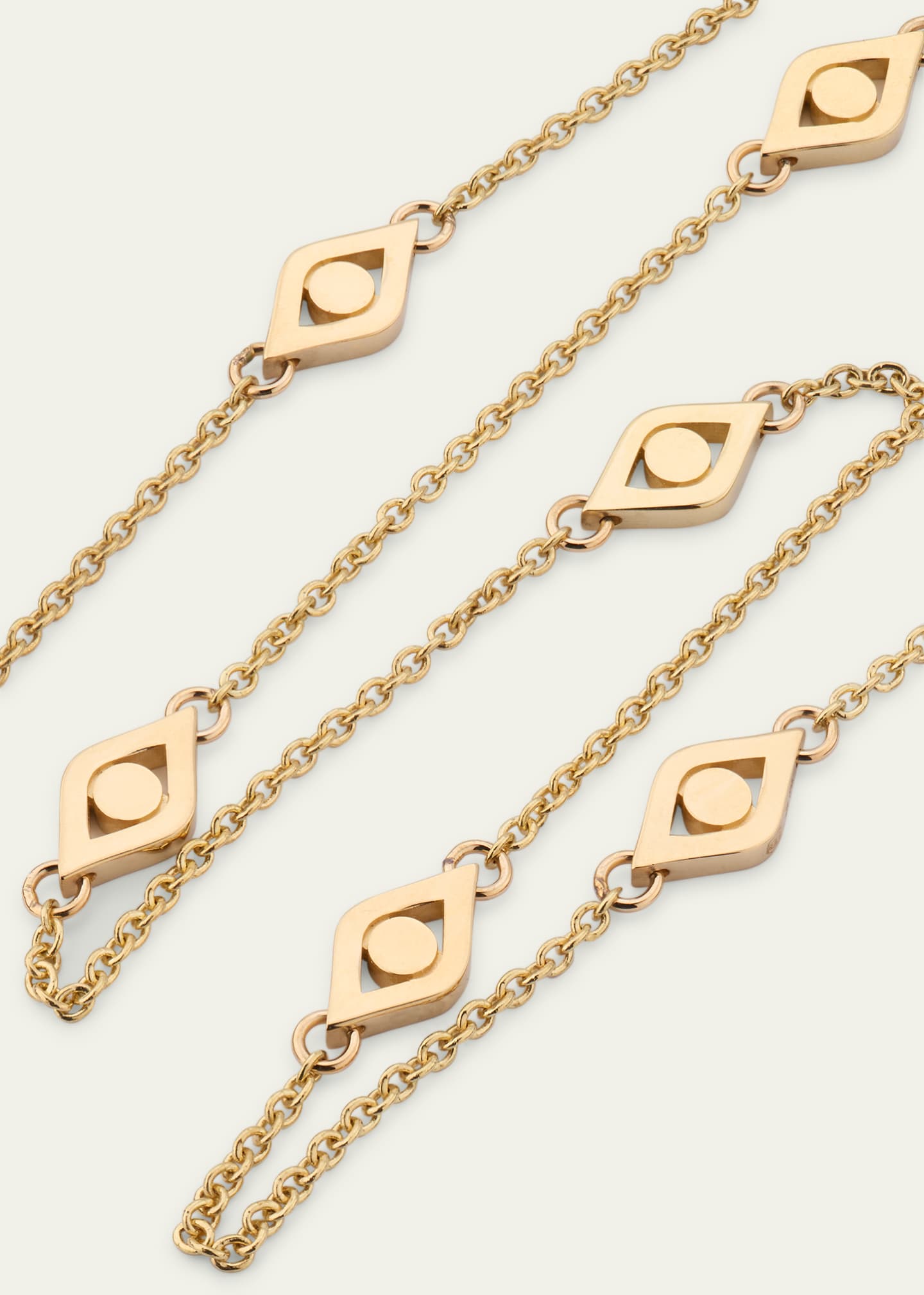 Sydney Evan 14K Yellow Gold Medium Evil Eye Chain Necklace - Bergdorf ...