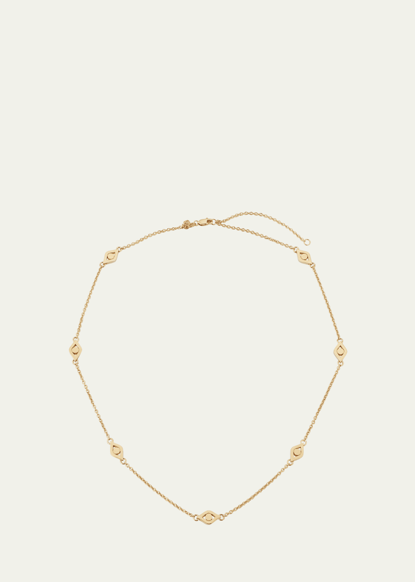 Sydney Evan 14K Yellow Gold Medium Evil Eye Chain Necklace - Bergdorf ...