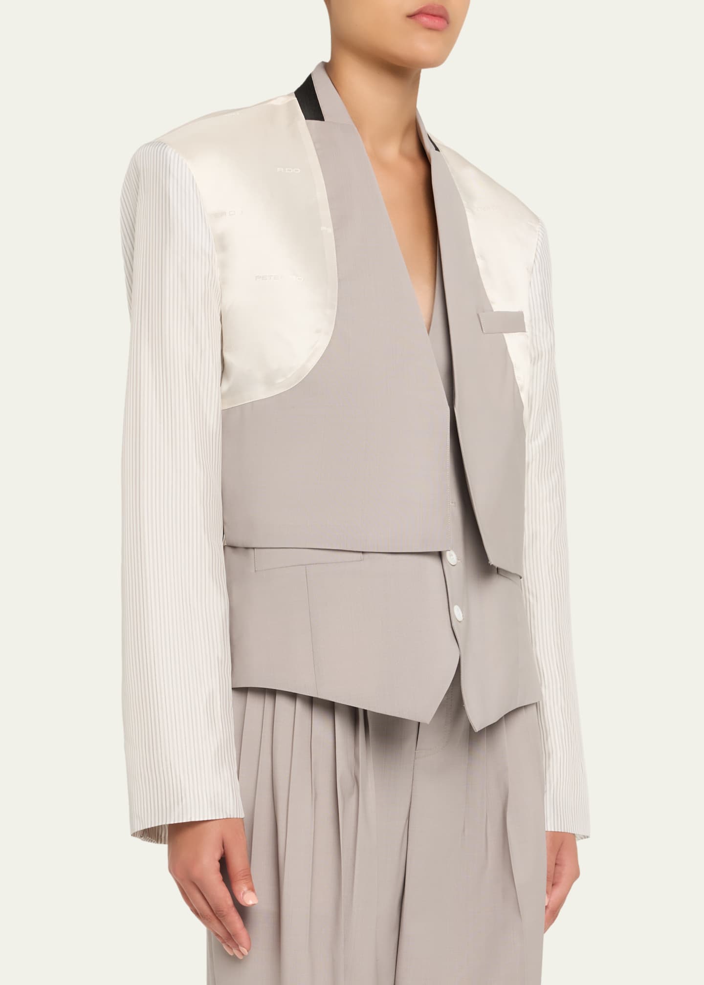 Peter Do Mun Patchwork Blazer Jacket - Bergdorf Goodman