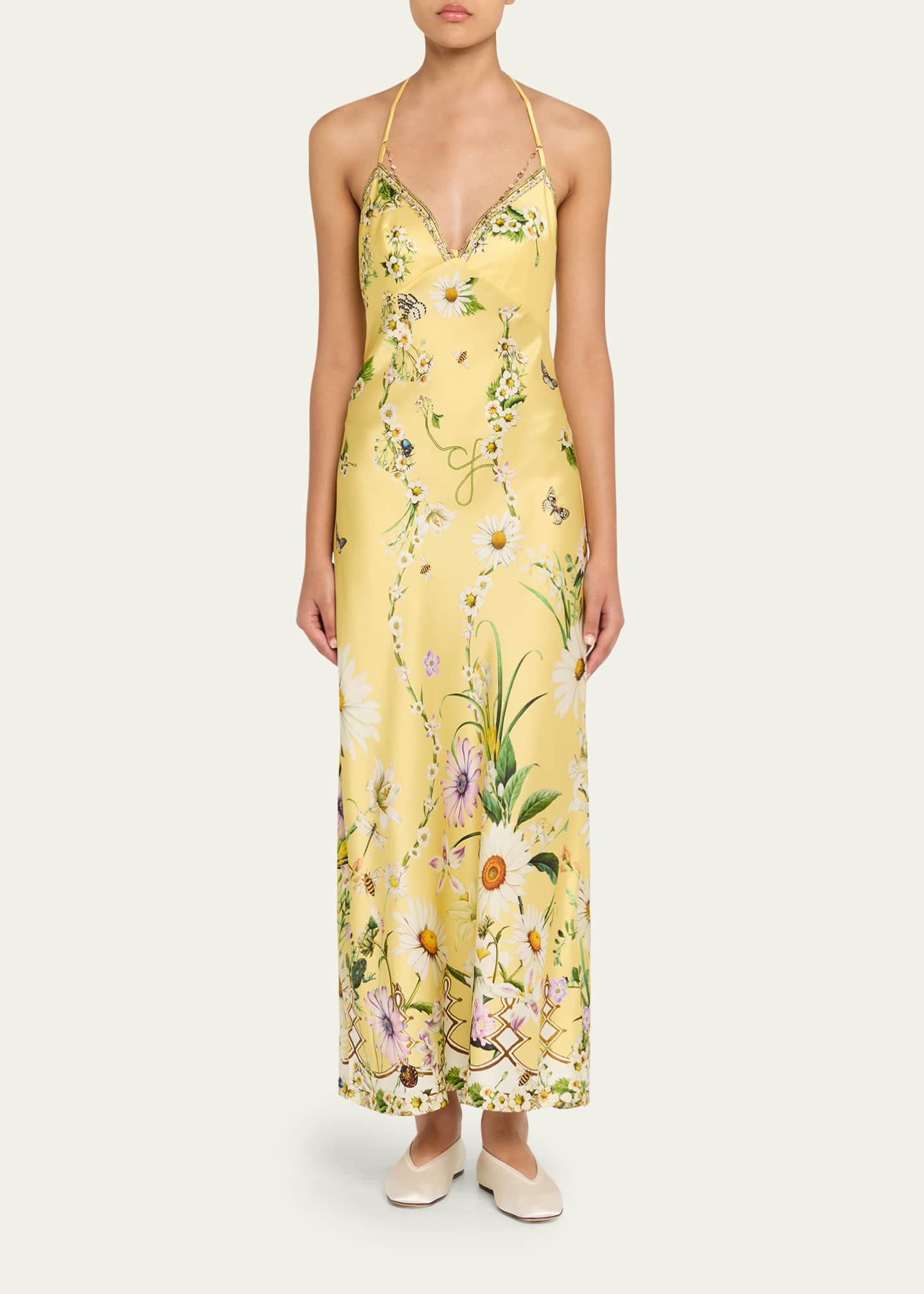 Camilla Daisy Chains Chain Detail Slip Dress - Bergdorf Goodman