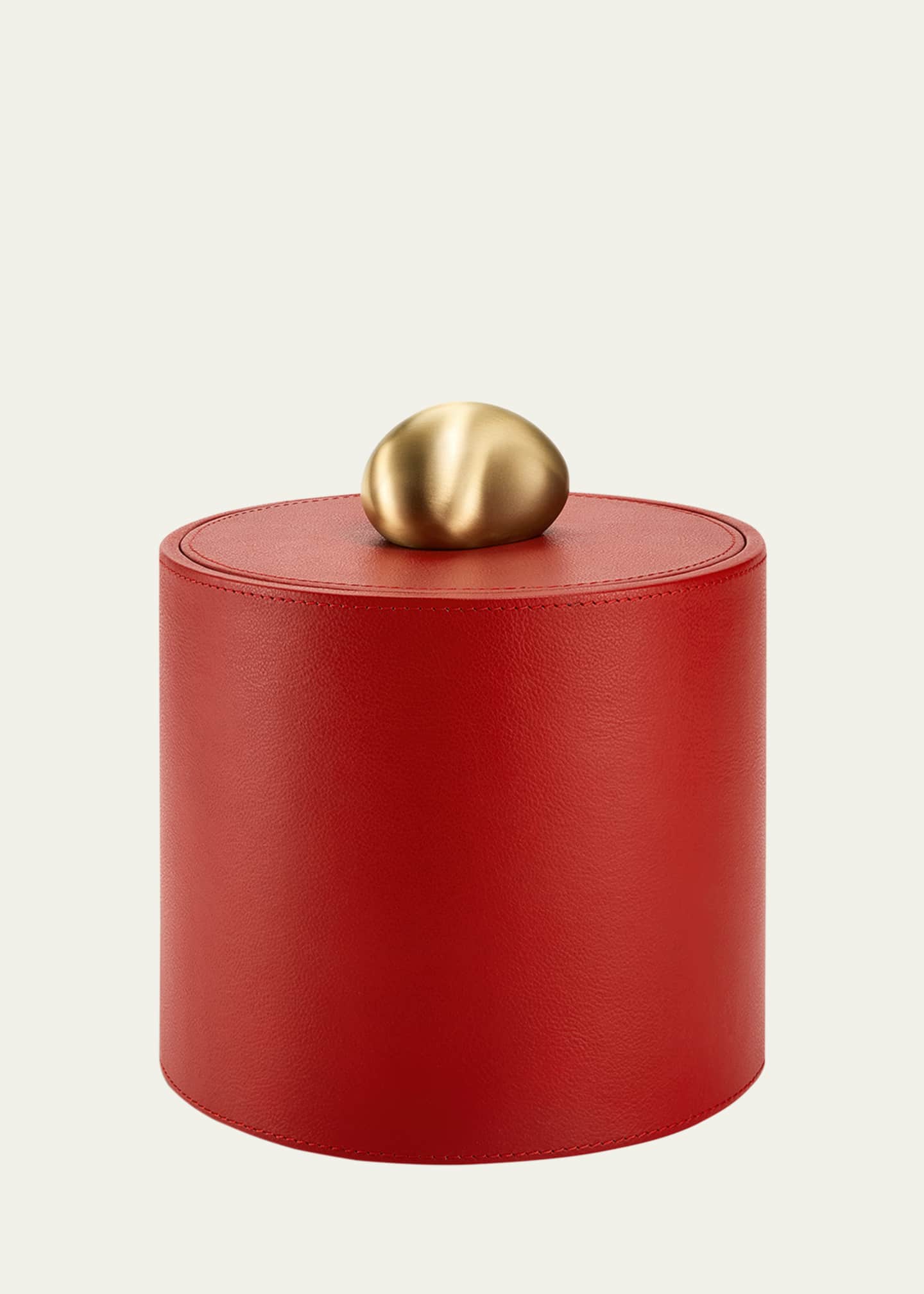 Assouline Pebble Tall Leather Trinket Box - Bergdorf Goodman