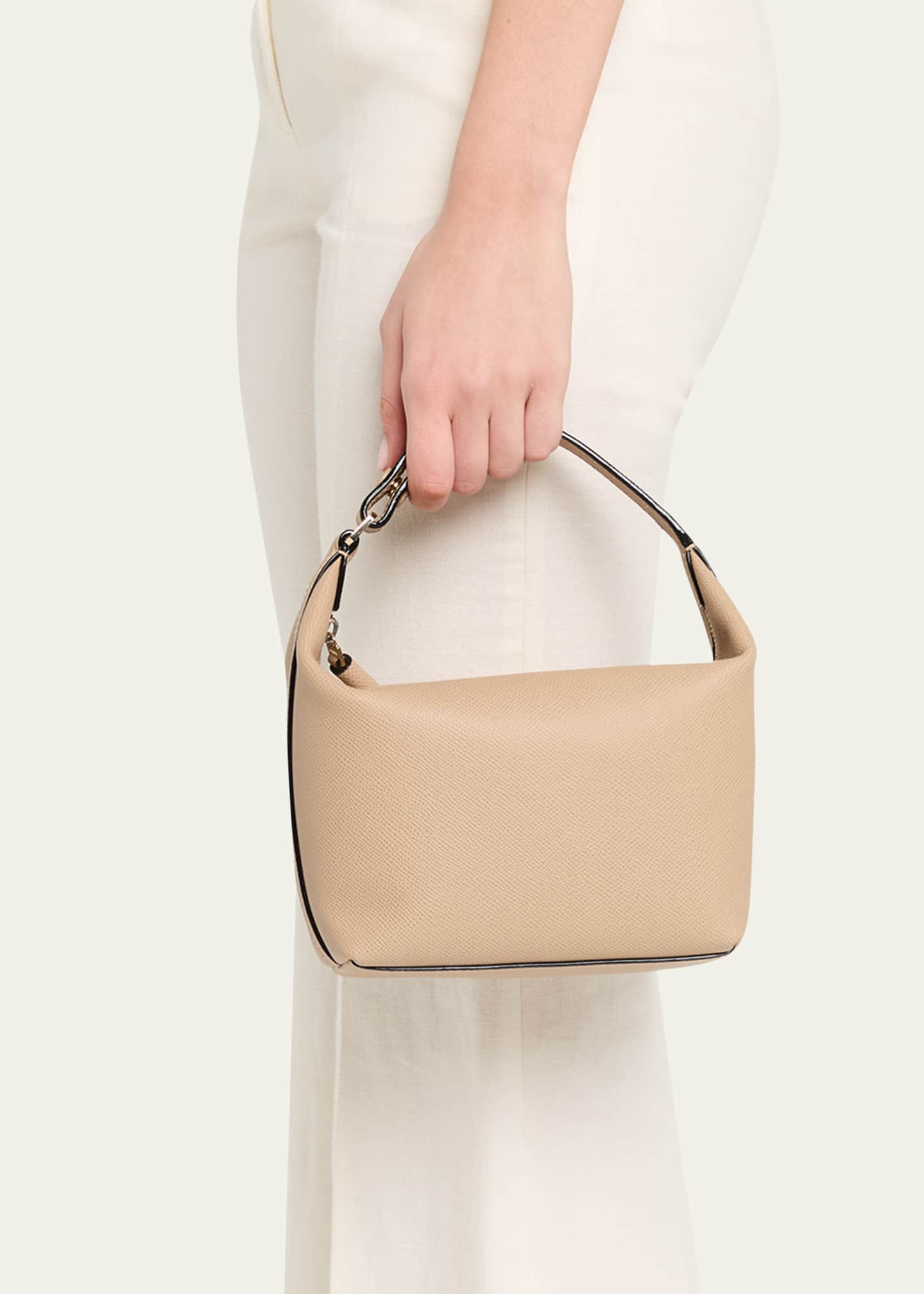 Valextra Mochi Calfskin Leather Pouch Bag - Bergdorf Goodman