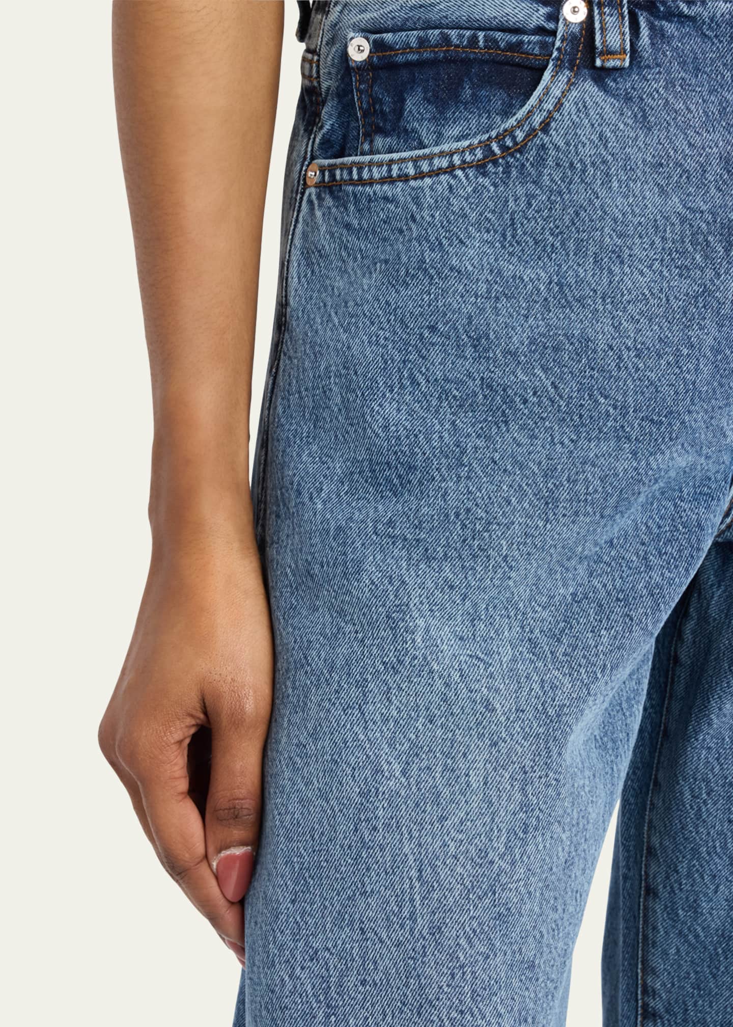 FRAME The Bubble Crop Jeans - Bergdorf Goodman