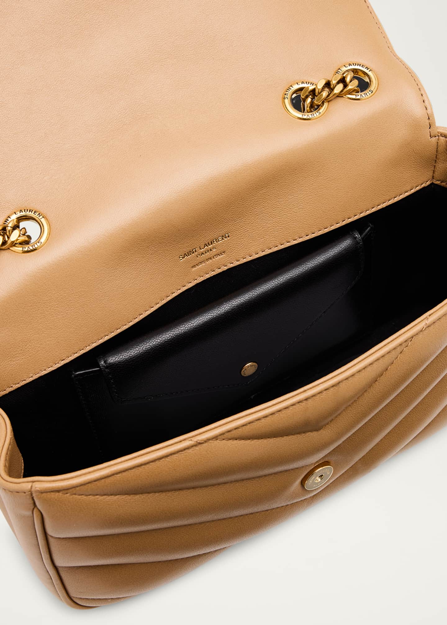 Saint Laurent Loulou Small YSL Shoulder Bag in Quilted Leather ...