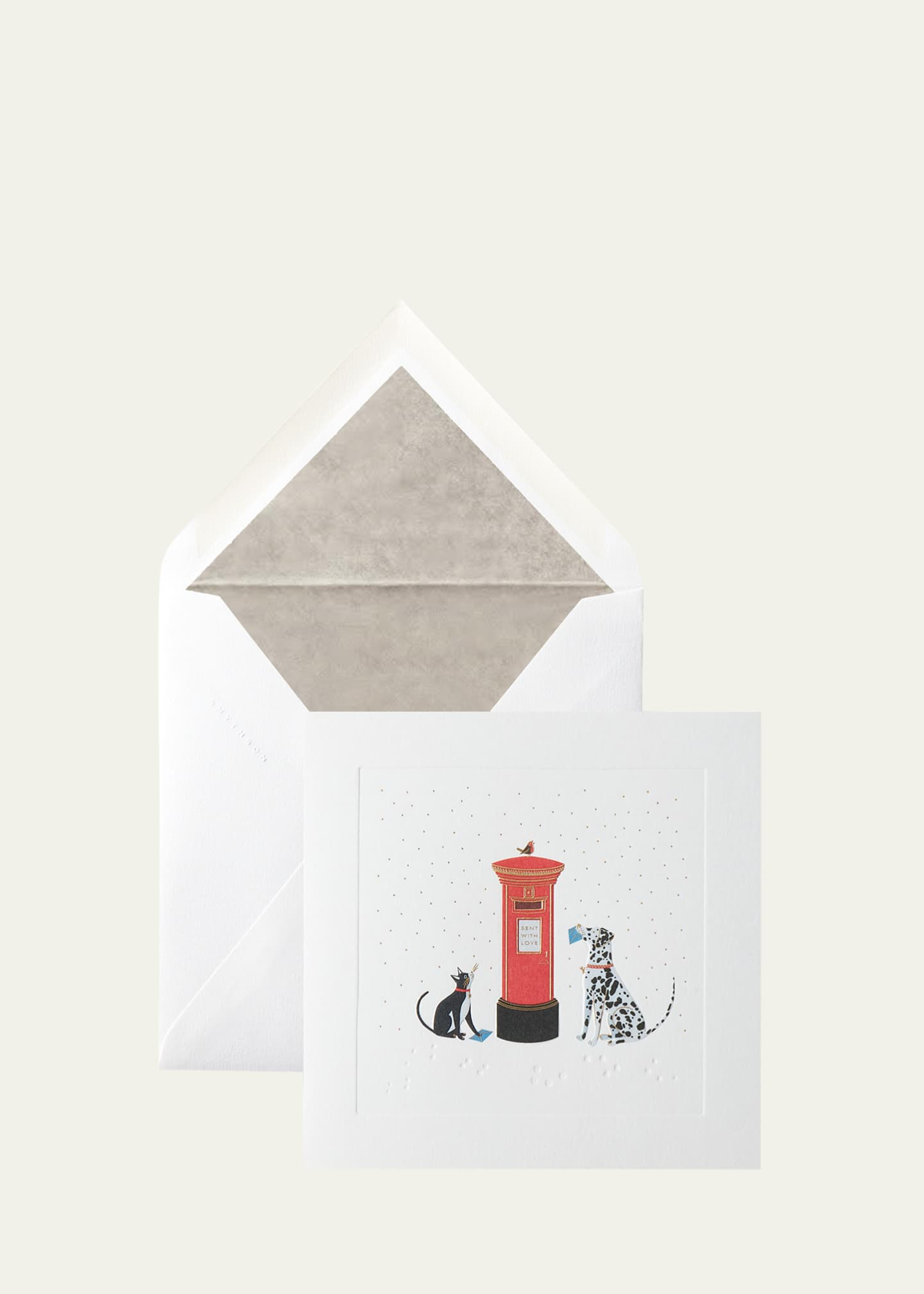 Smythson Postal Pet Cards, Set of 10 - Bergdorf Goodman