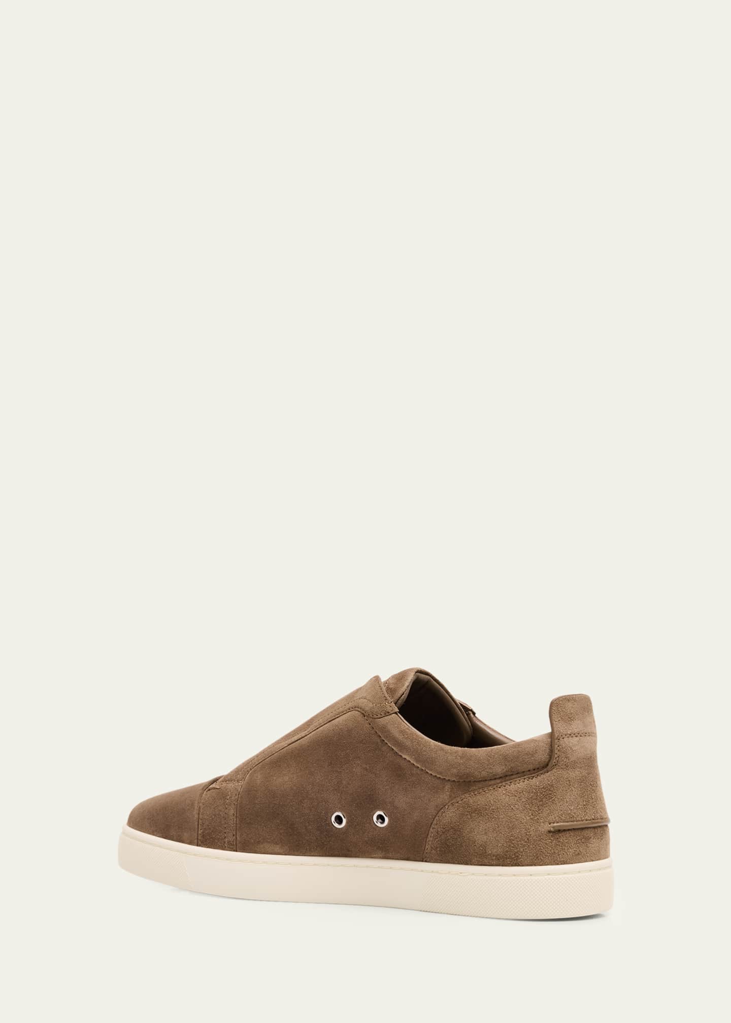 Christian Louboutin Men's St Louis Suede Slip-On Sneakers - Bergdorf ...