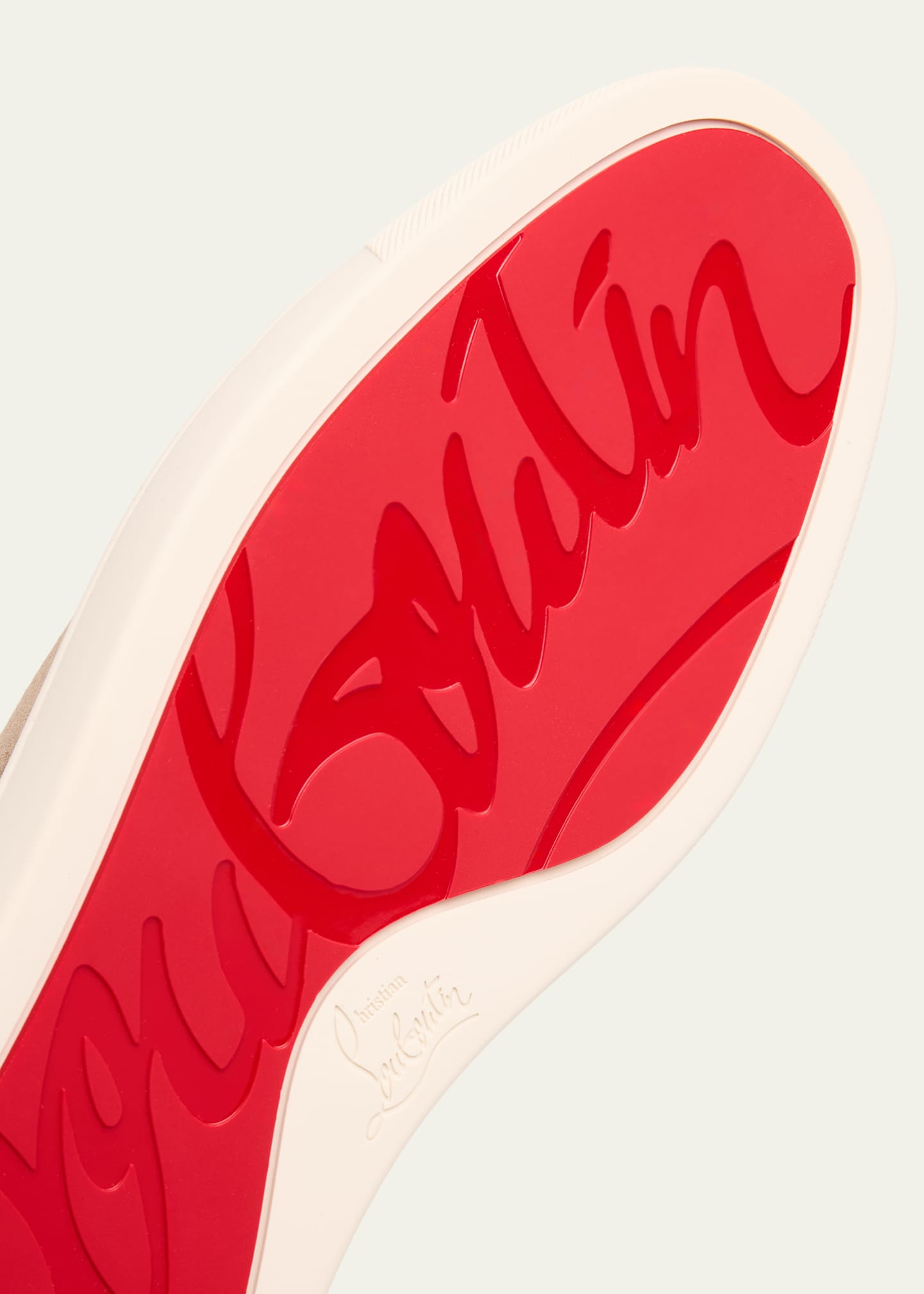 Christian Louboutin Men's St Louis Suede Slip-On Sneakers - Bergdorf ...