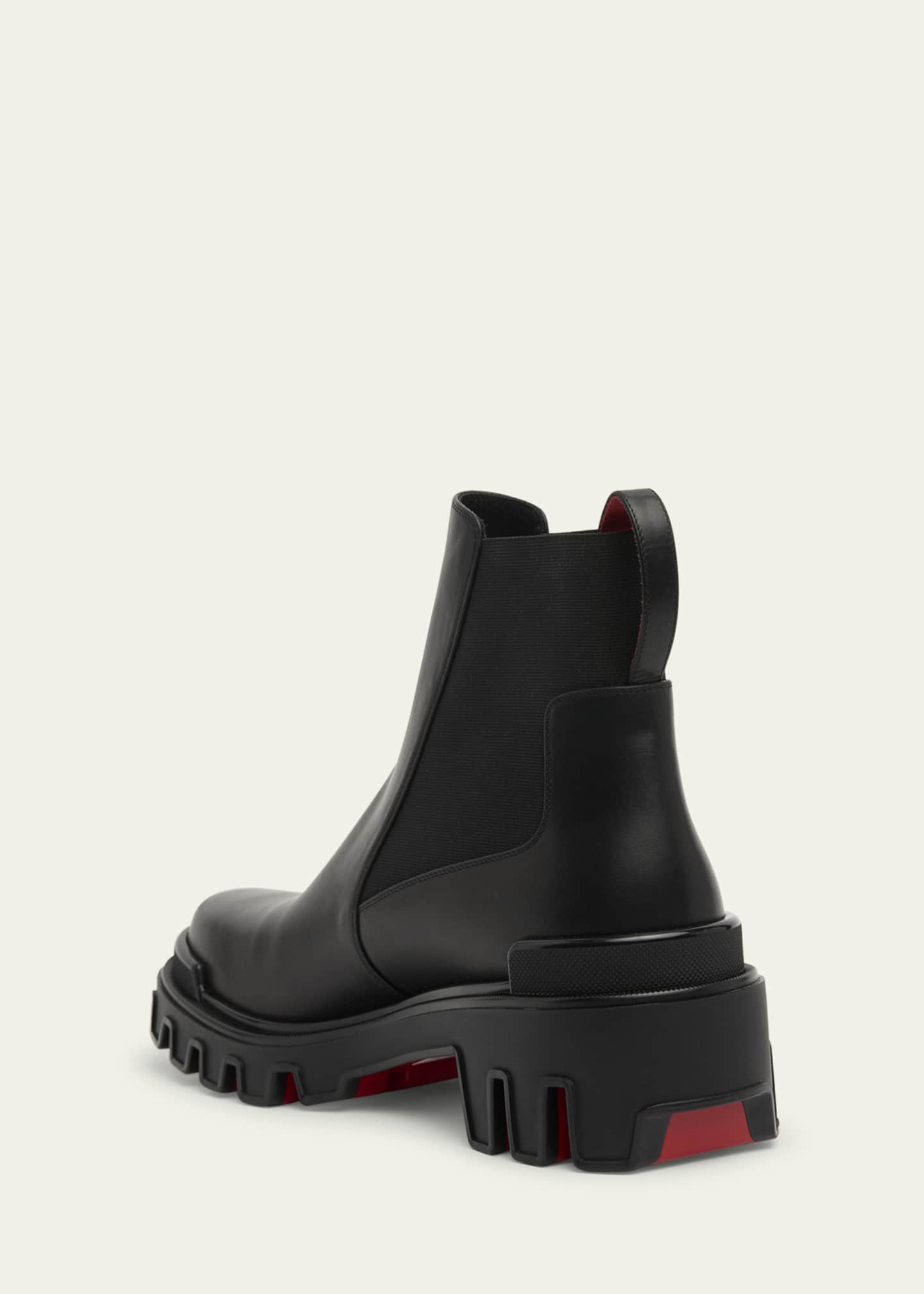 Christian Louboutin Men's Marchacroche Dune Leather Chelsea Boots ...