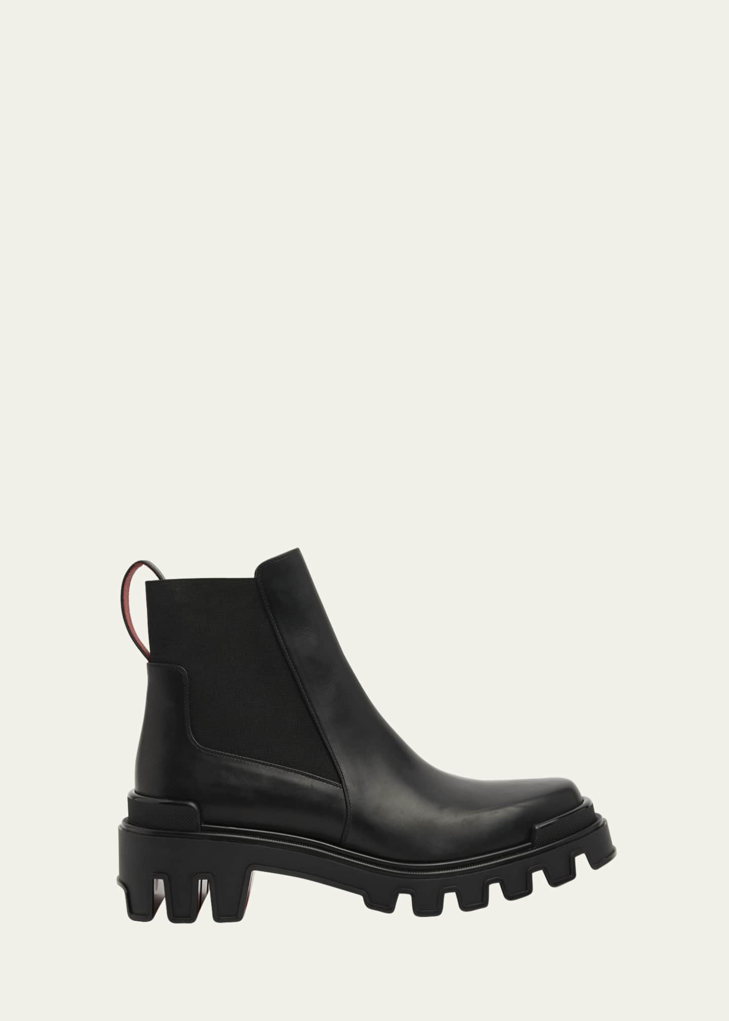 Christian Louboutin Men's Marchacroche Dune Leather Chelsea Boots ...