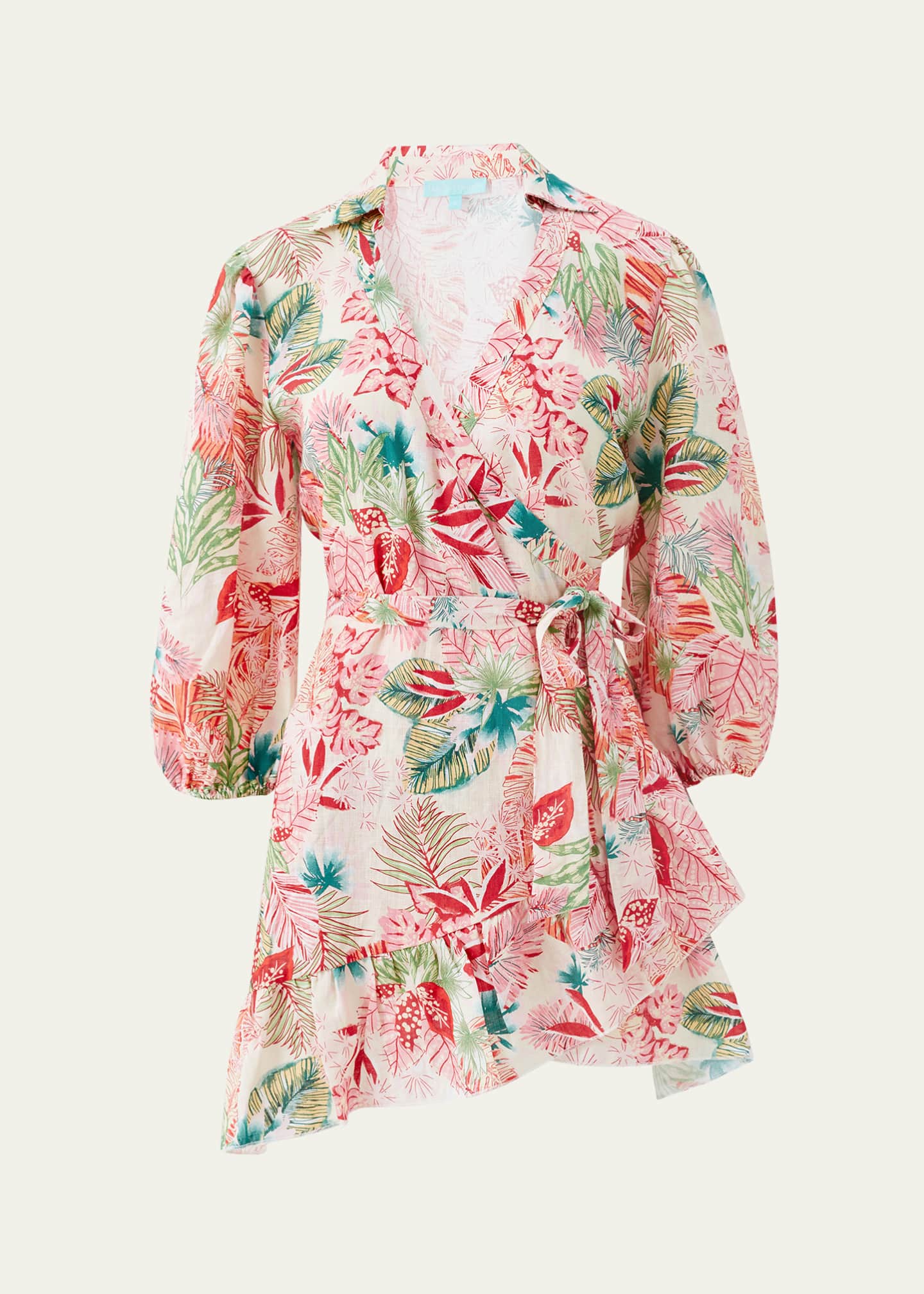 Melissa Odabash Izzy Wrap Mini Dress - Bergdorf Goodman