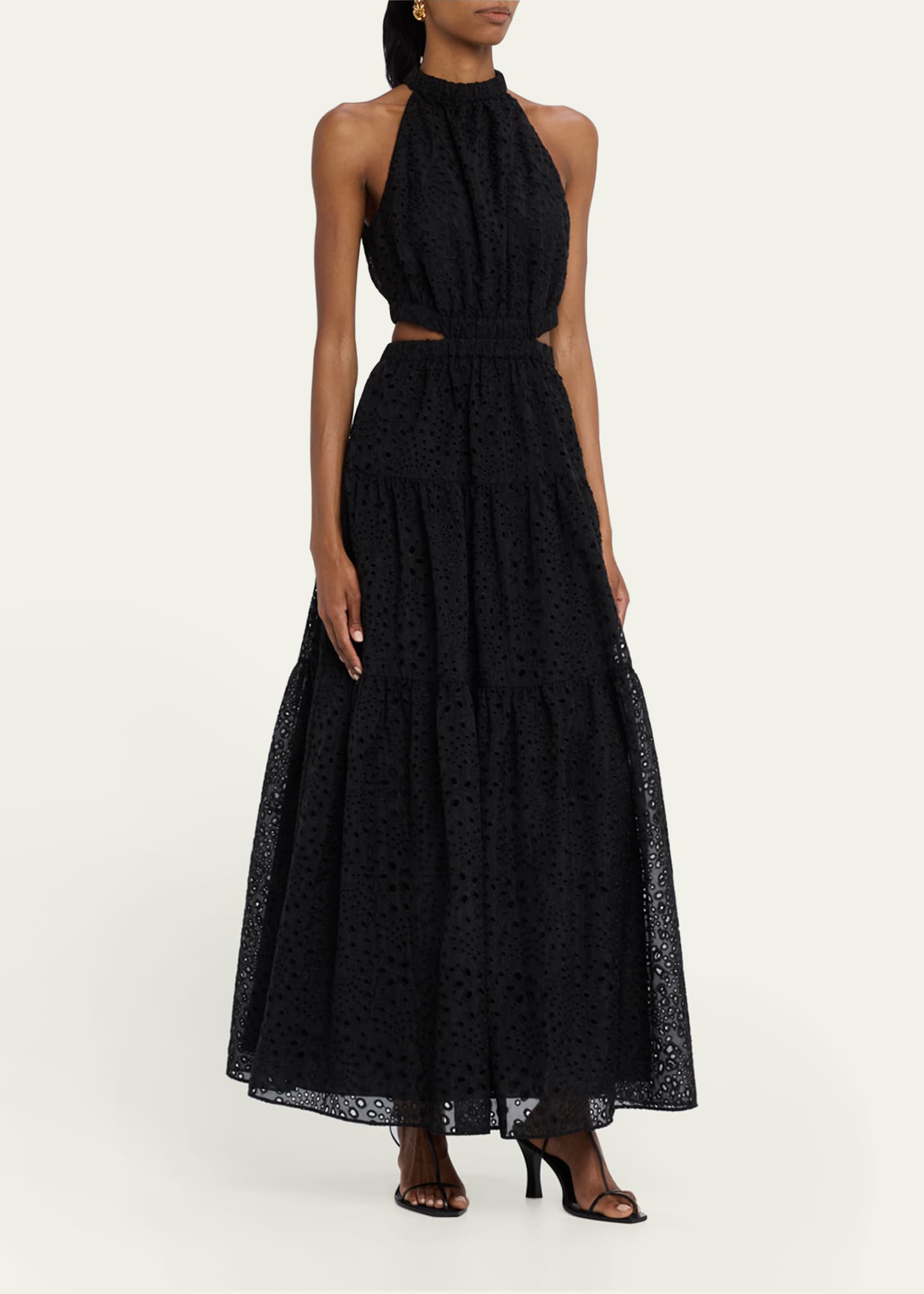 Ramy Brook Claudia Embroidered Cutout Maxi Dress - Bergdorf Goodman