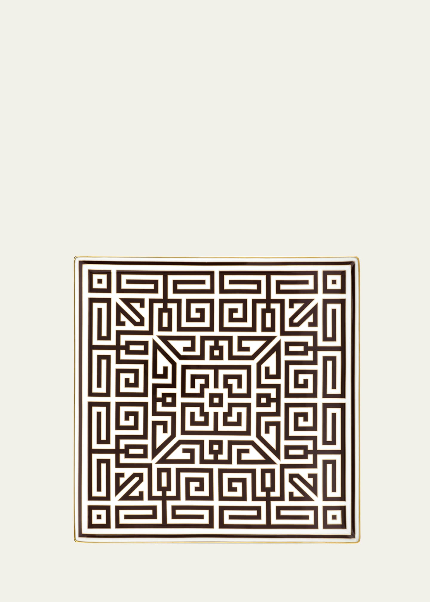 GINORI 1735 Labirinto Ebano Vide Poche Square Plate - Bergdorf Goodman