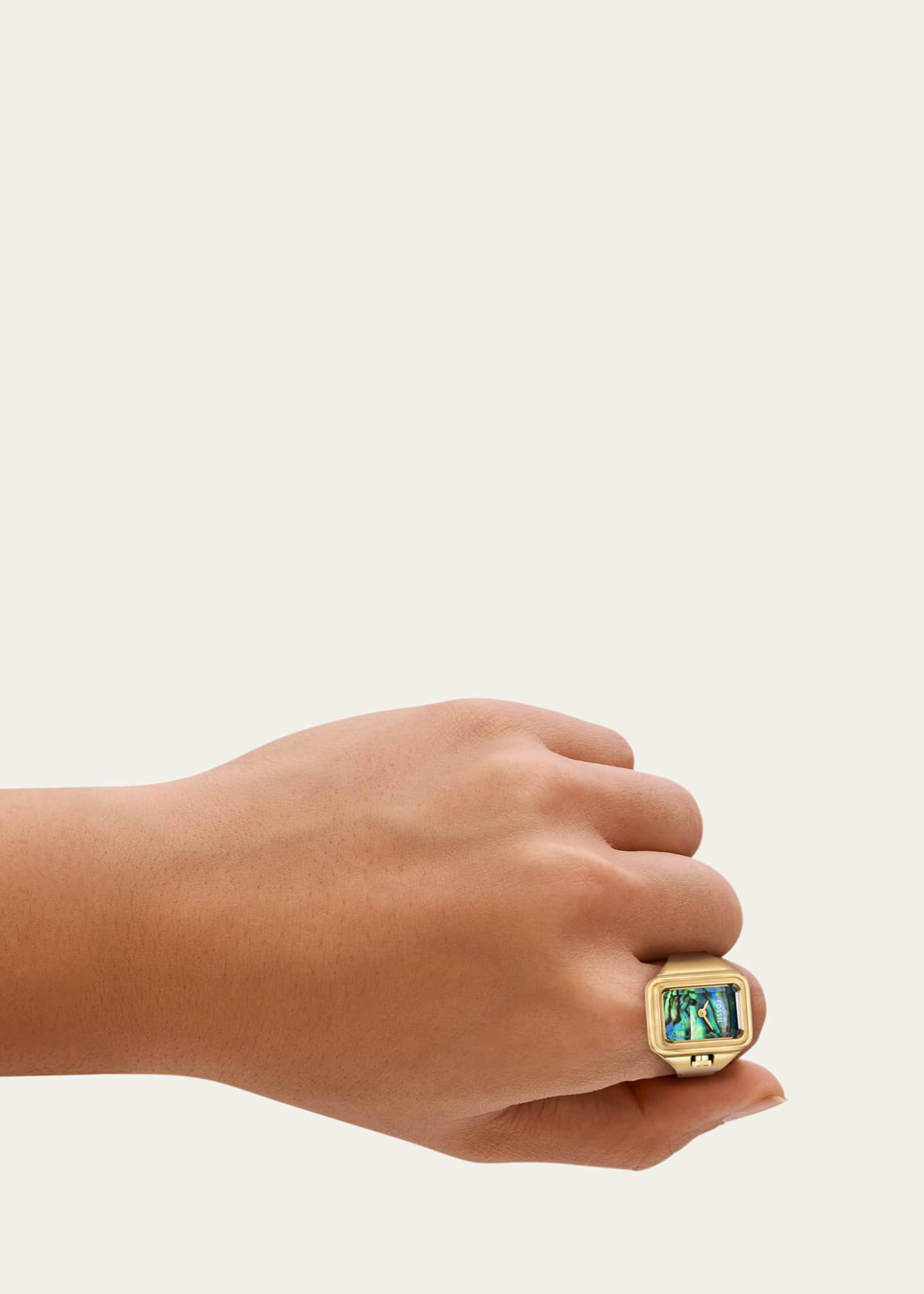 Fossil Raquel Watch Ring with Abalone Shell - Bergdorf Goodman