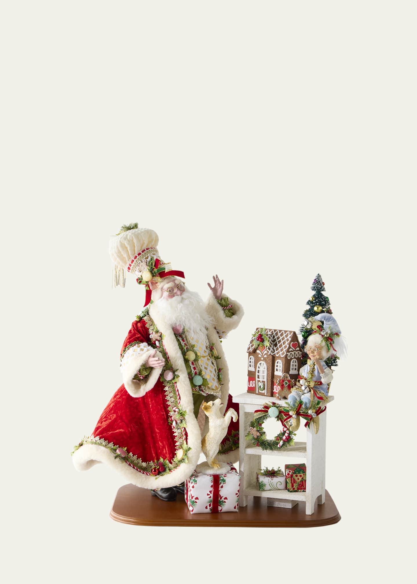 Mark Roberts Gingerbread Baker Santa Christmas Decoration - Bergdorf ...