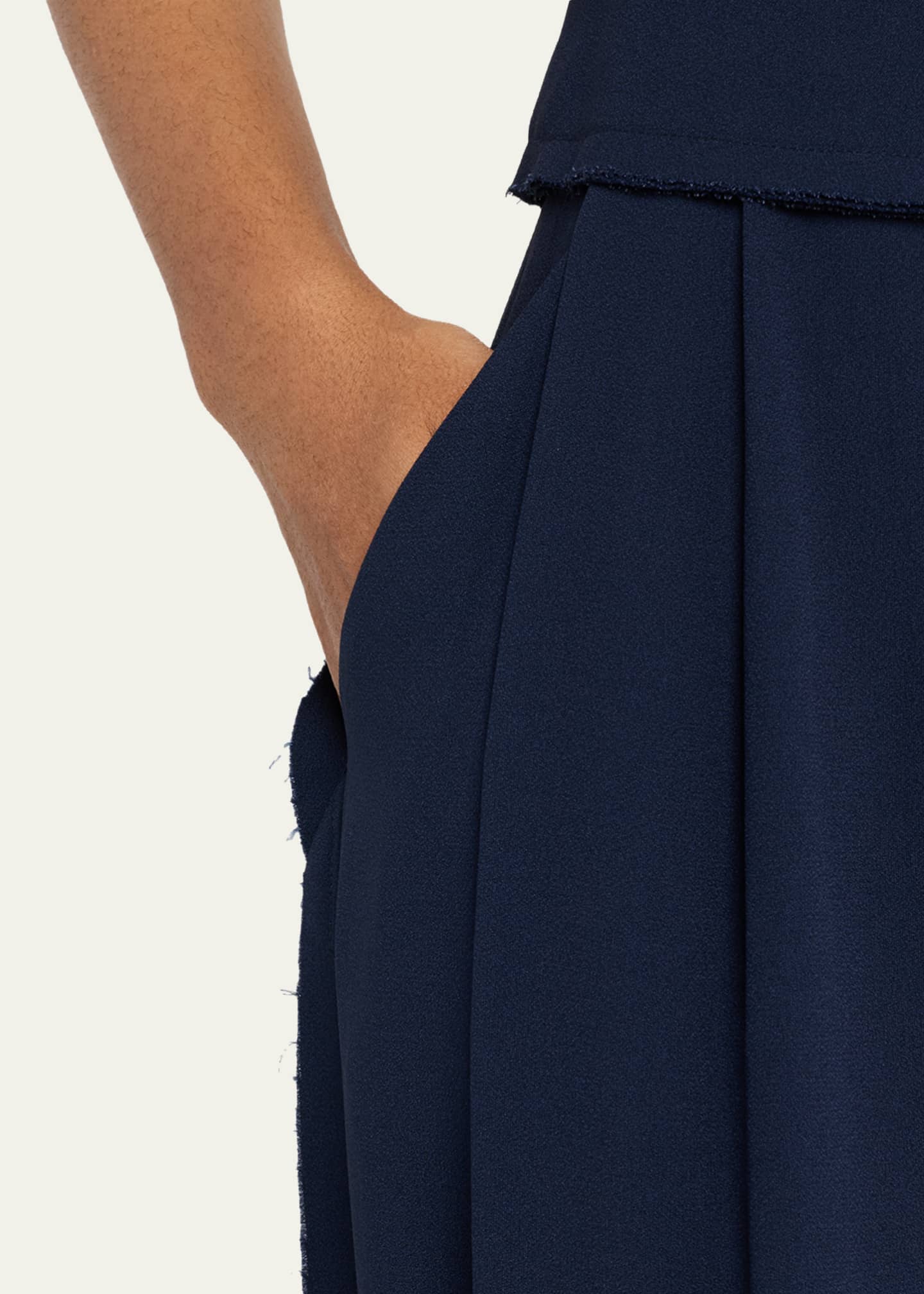 Jason Wu Collection Foldover-Waist Pleated Wide-Leg Pants - Bergdorf ...