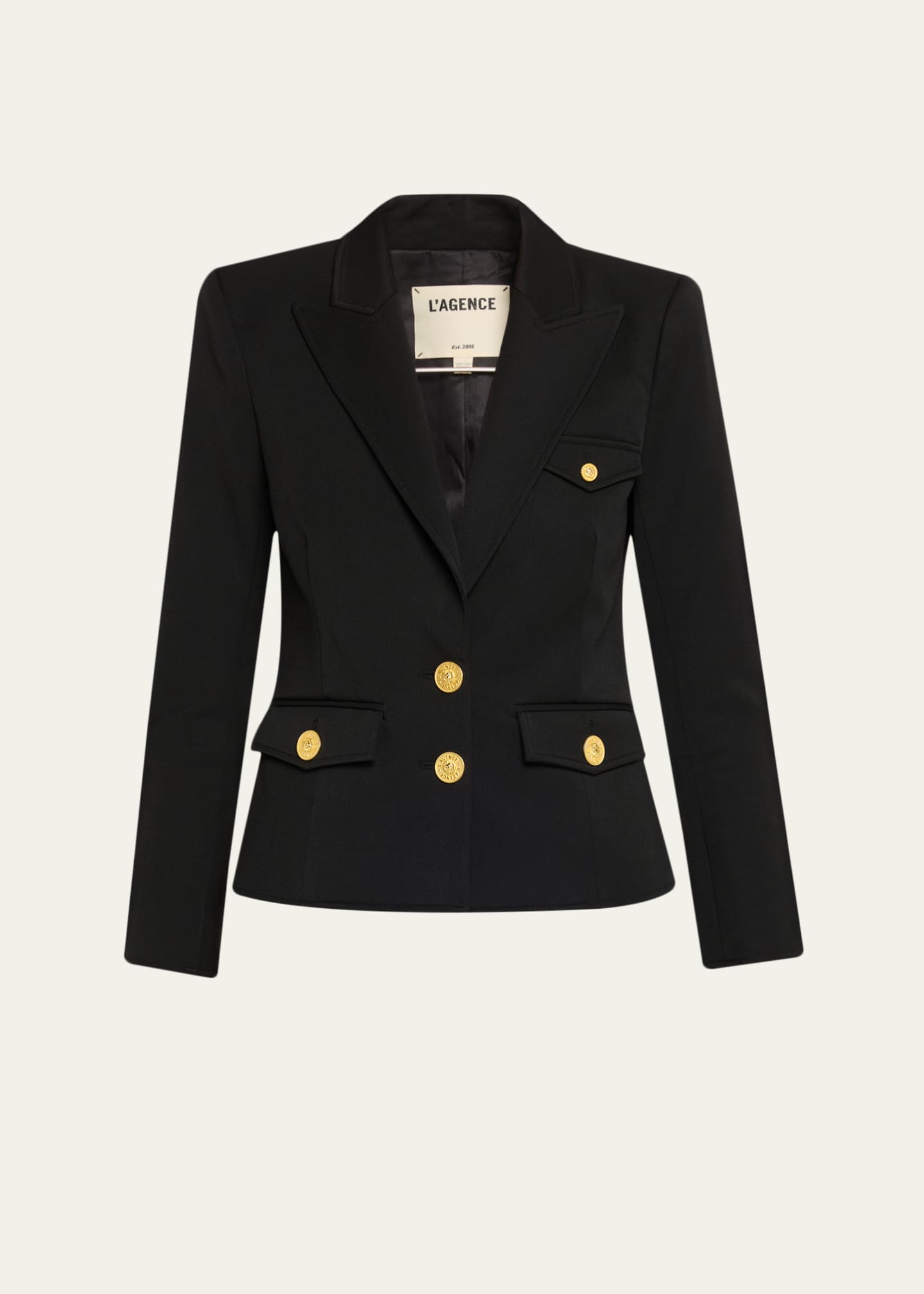 L'Agence Wylla Structured Single-Breasted Blazer - Bergdorf Goodman