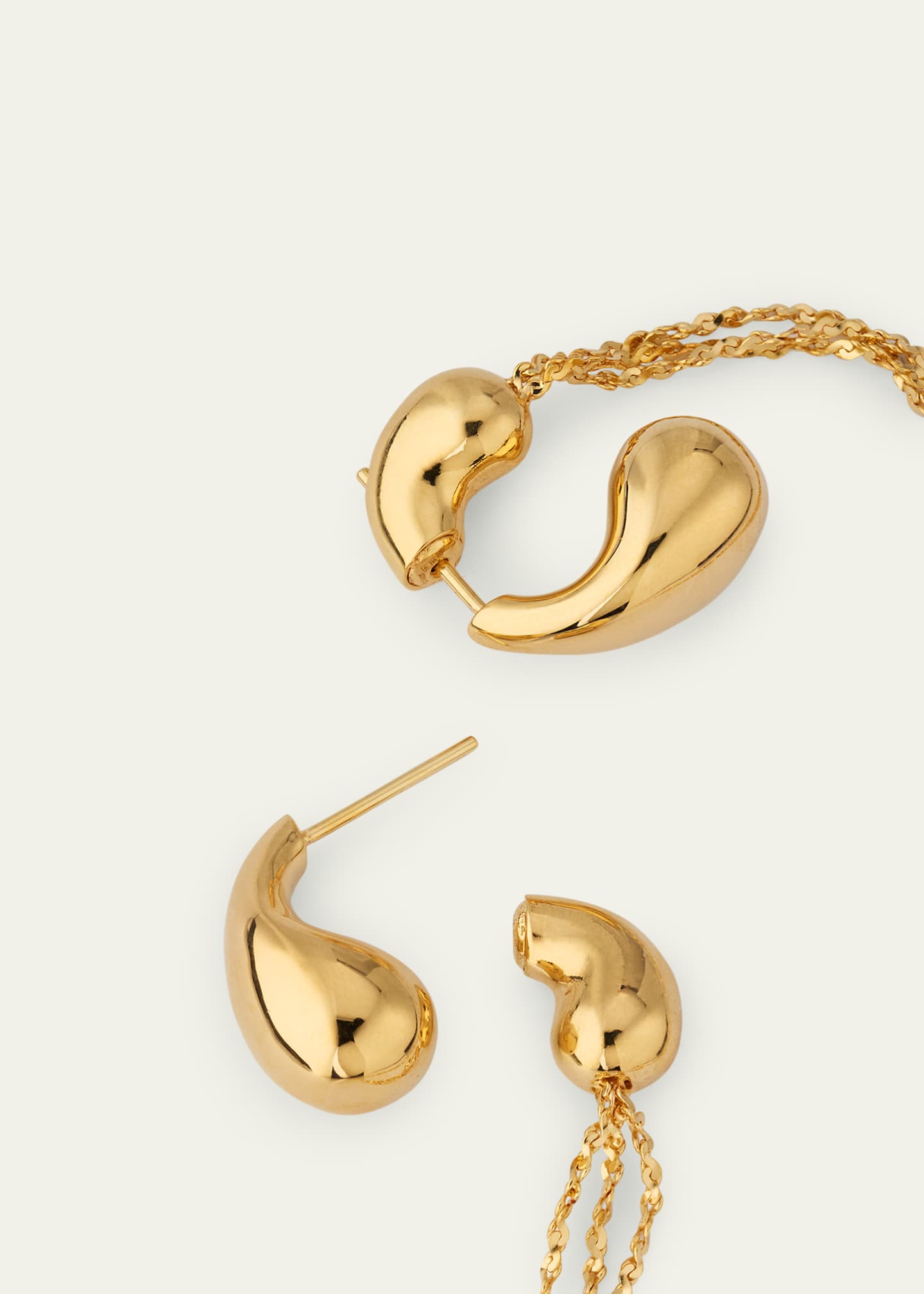 Bottega Veneta Mini Drop Chain Earrings - Bergdorf Goodman
