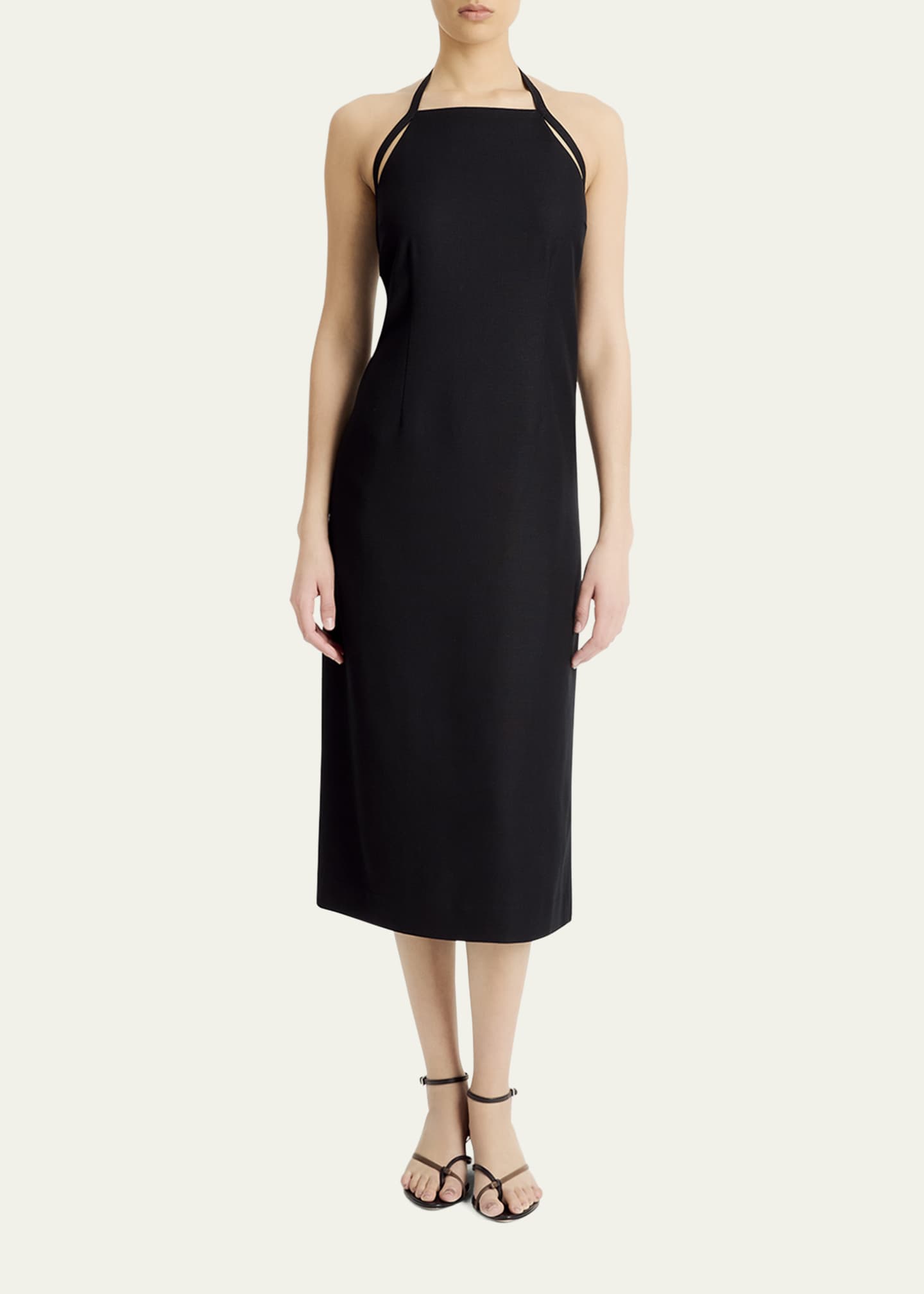 Vince Apron Halter Dress - Bergdorf Goodman