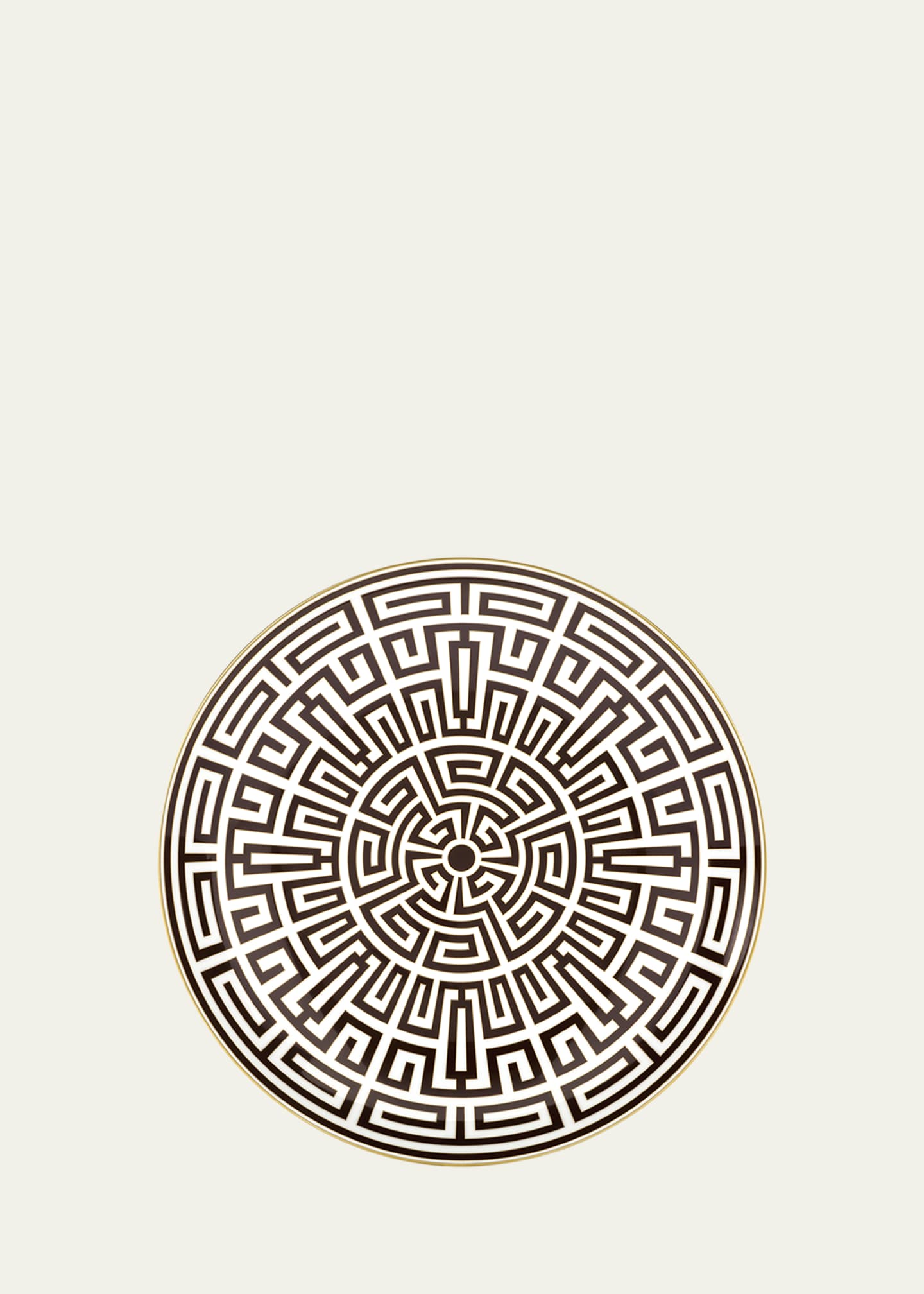 GINORI 1735 Labirinto Ebano Charger Plate, Venezia Shape - Bergdorf Goodman