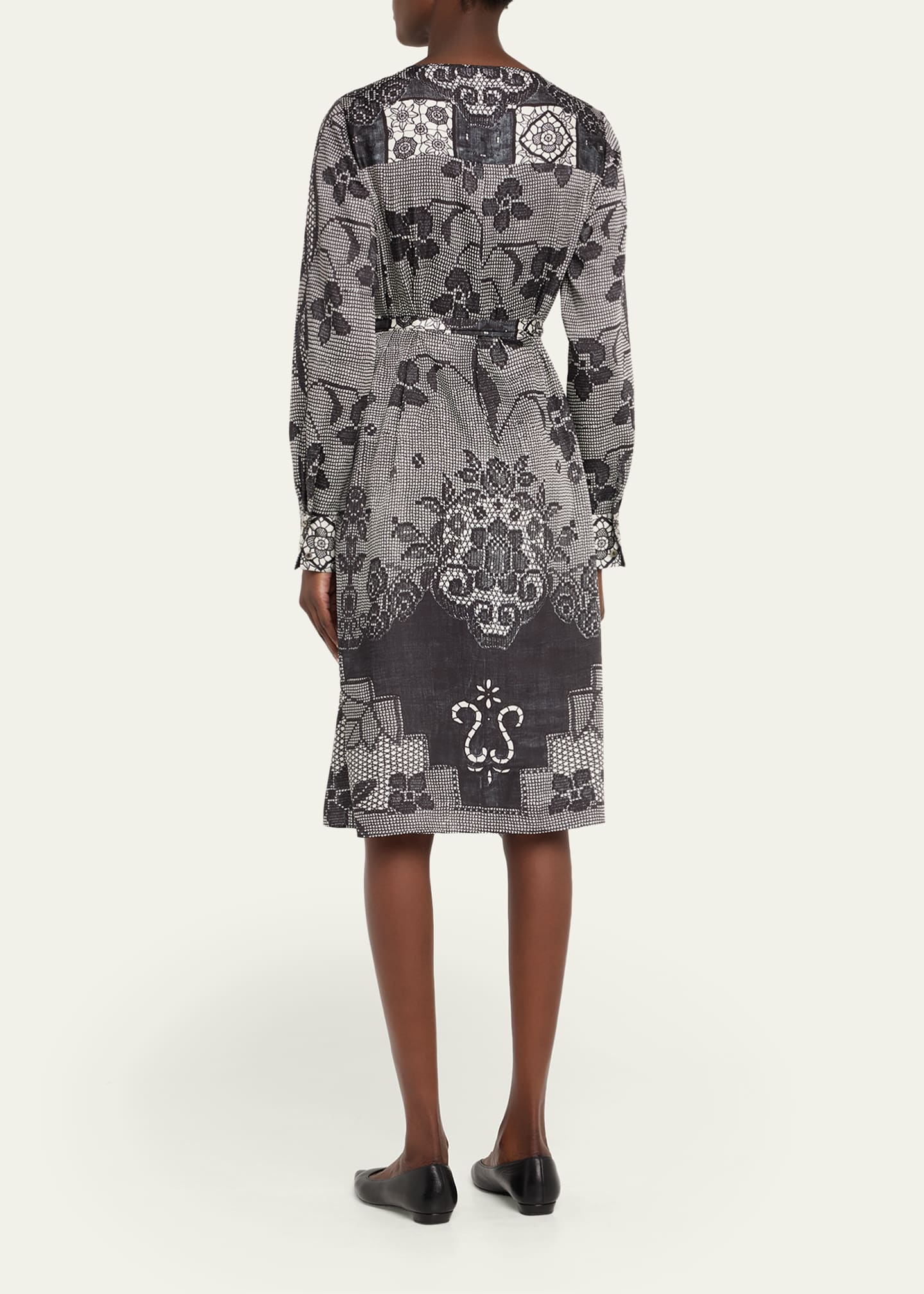 Kobi Halperin Michelle Floral Lace-Print Dress - Bergdorf Goodman