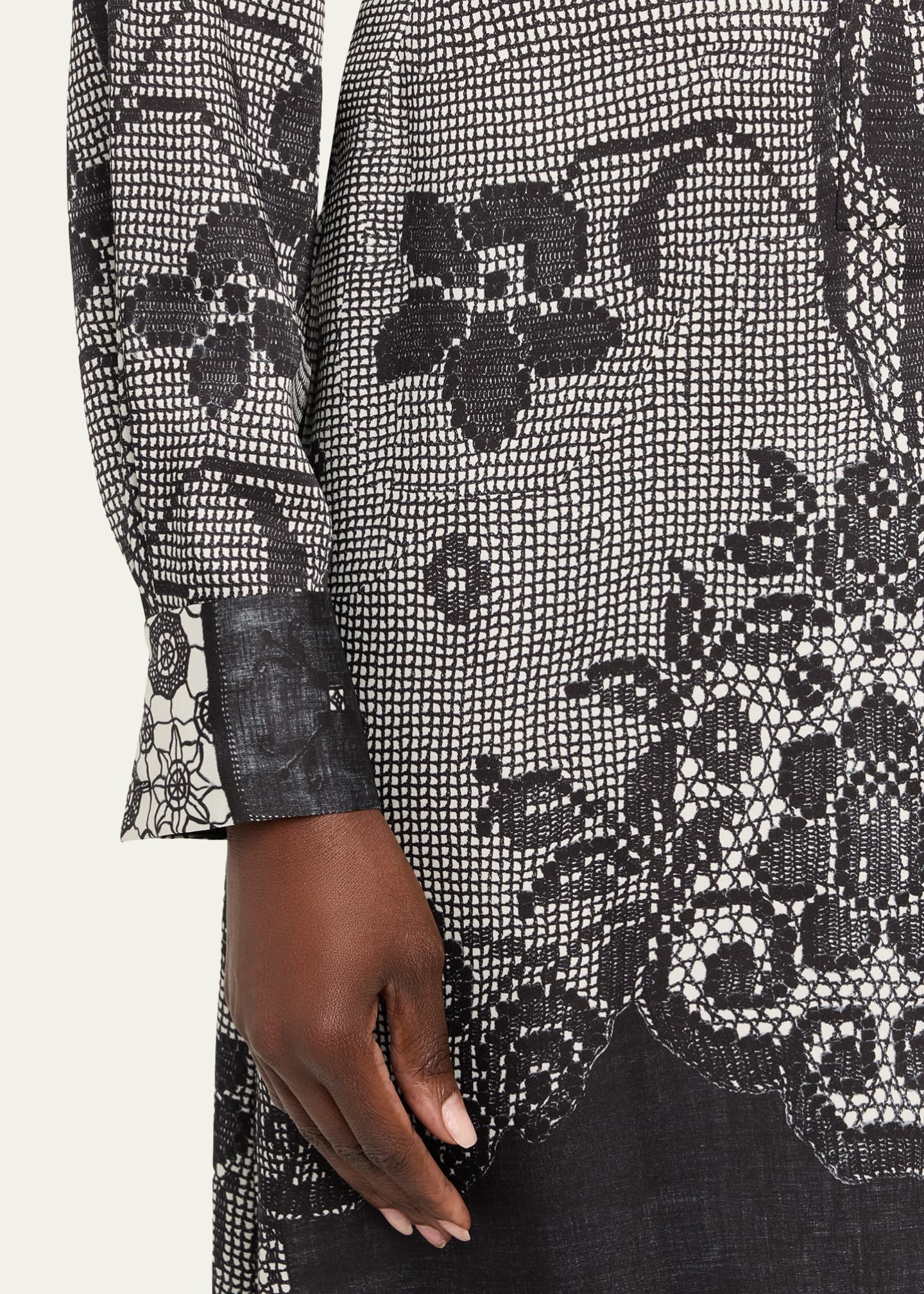 Kobi Halperin Michelle Floral Lace-Print Dress - Bergdorf Goodman