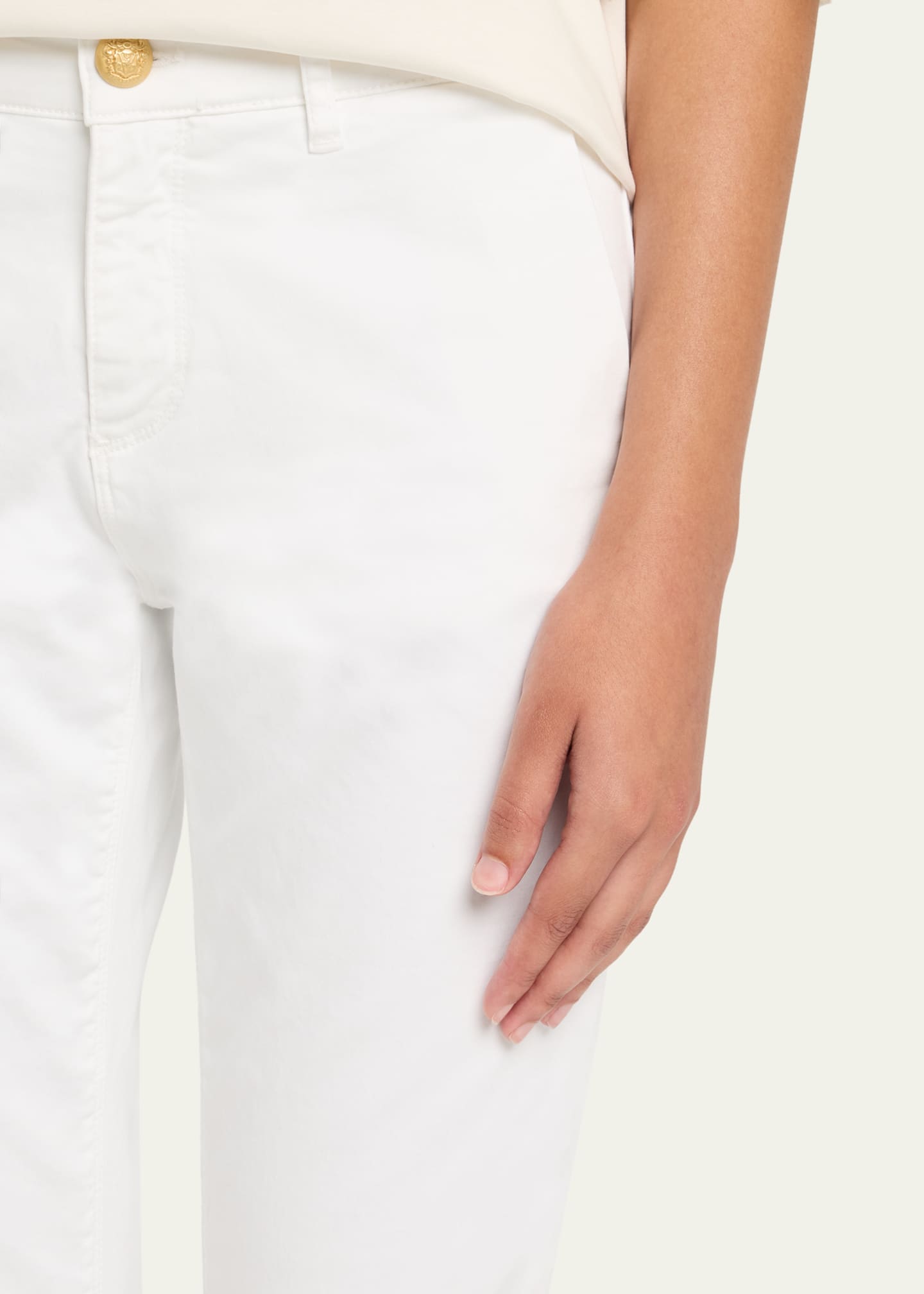 Kobi Halperin Cathy Cropped Slim Stretch Cotton Pants - Bergdorf Goodman